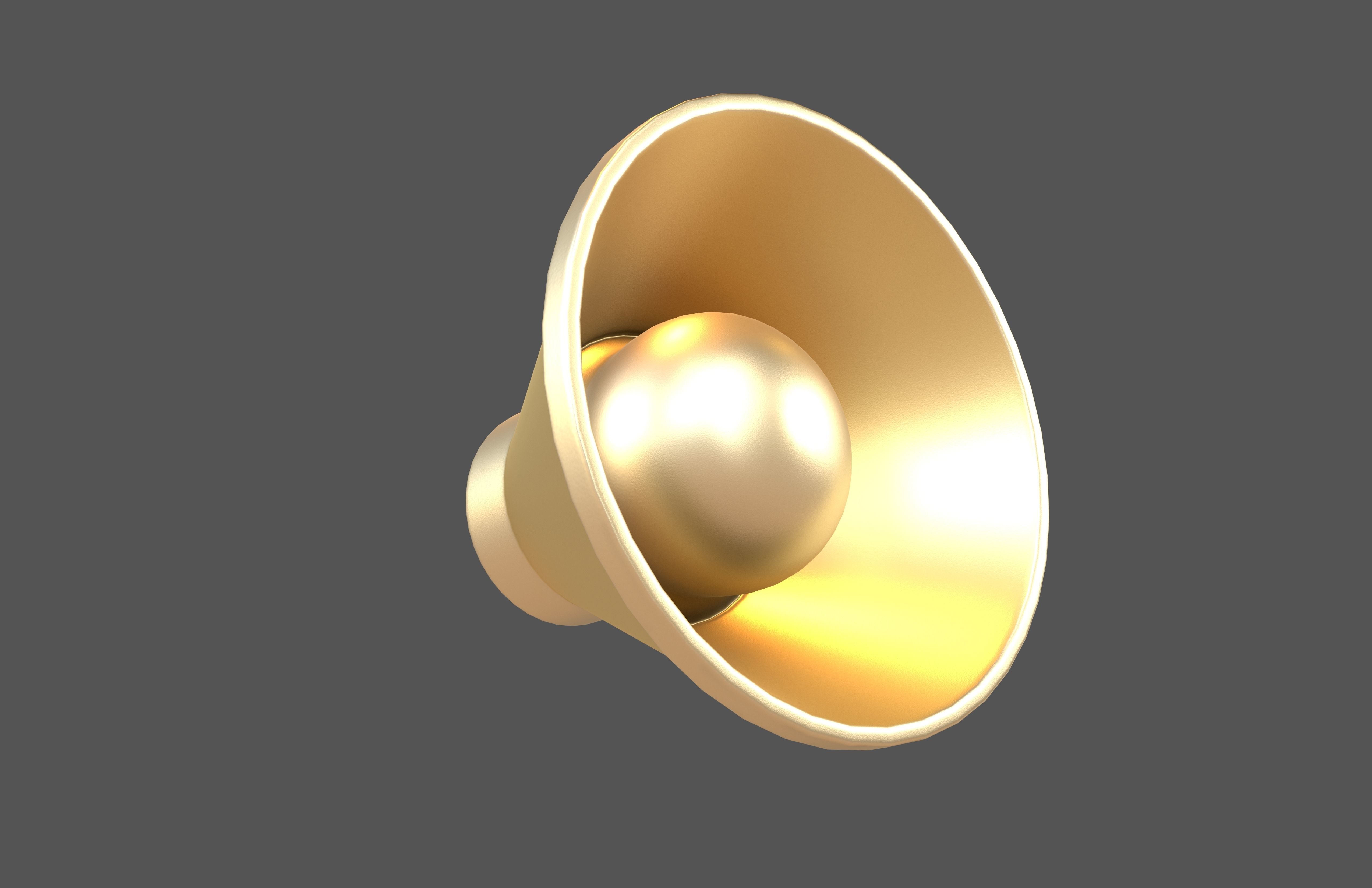 3D model Sound Speaker Icon v1 006 VR / AR / low-poly | CGTrader