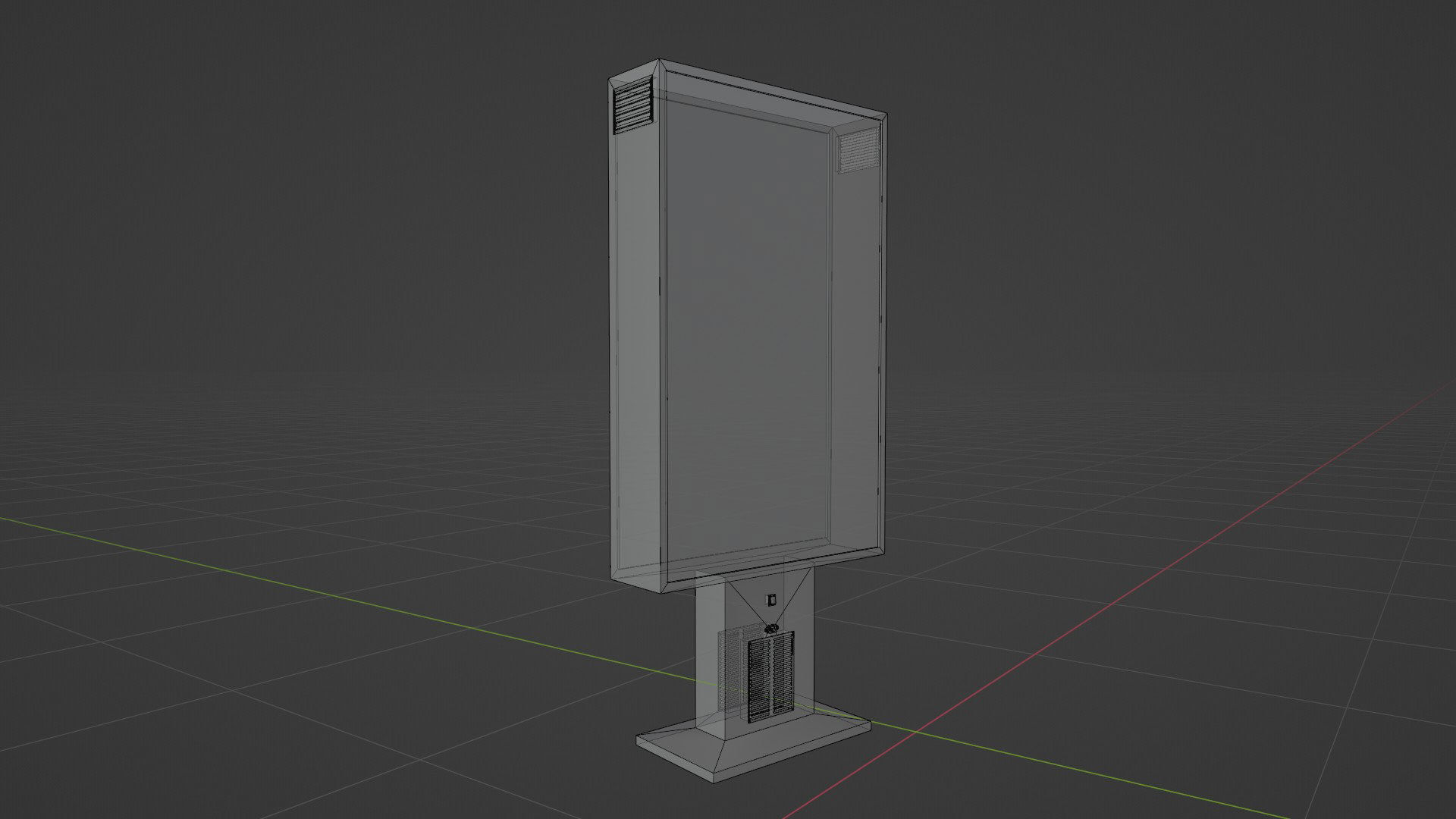 3D model Advertising Billboard 3D Model VR / AR / low-poly | CGTrader