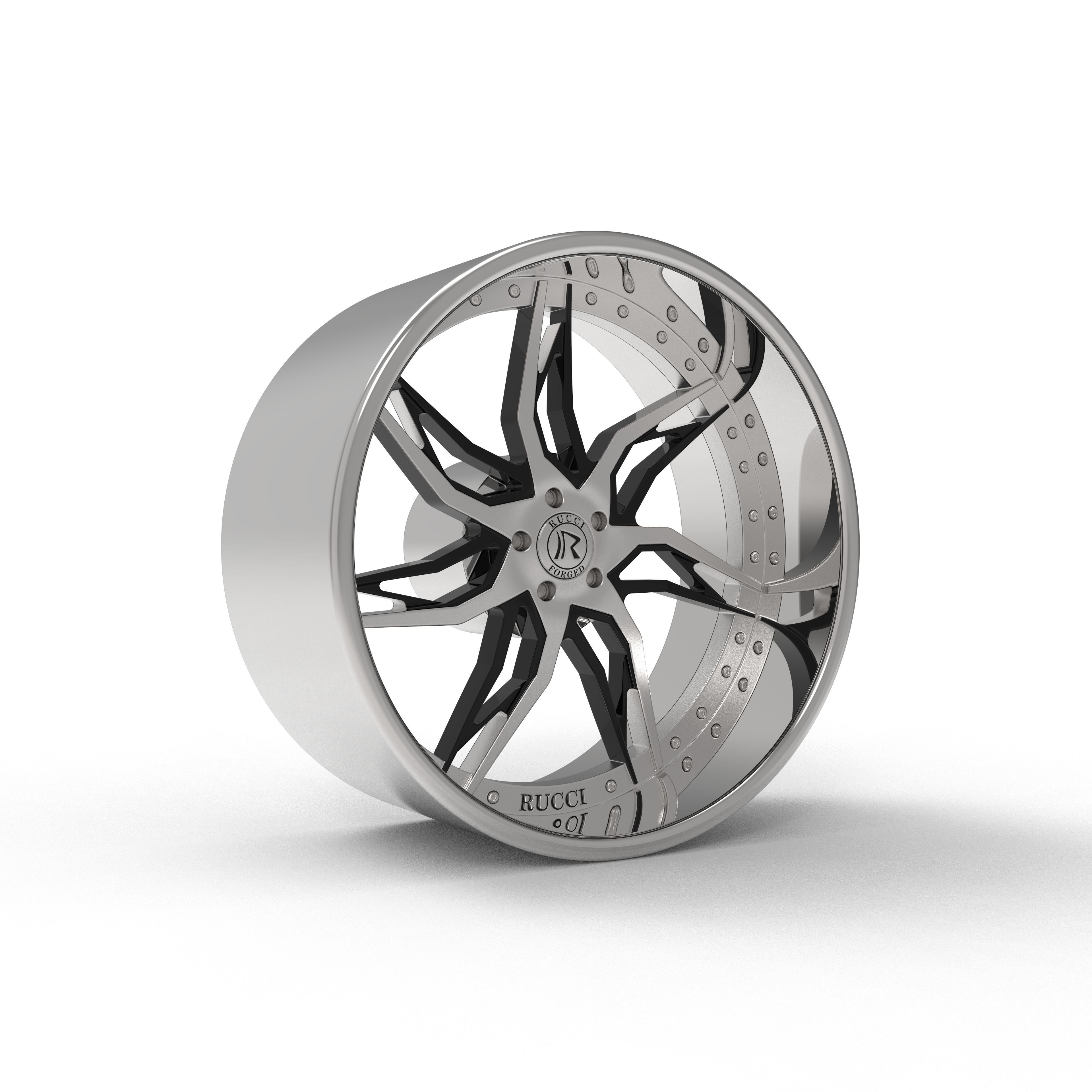 CAPO RUCCI FORGED WHEEL 3D model 3D printable | CGTrader