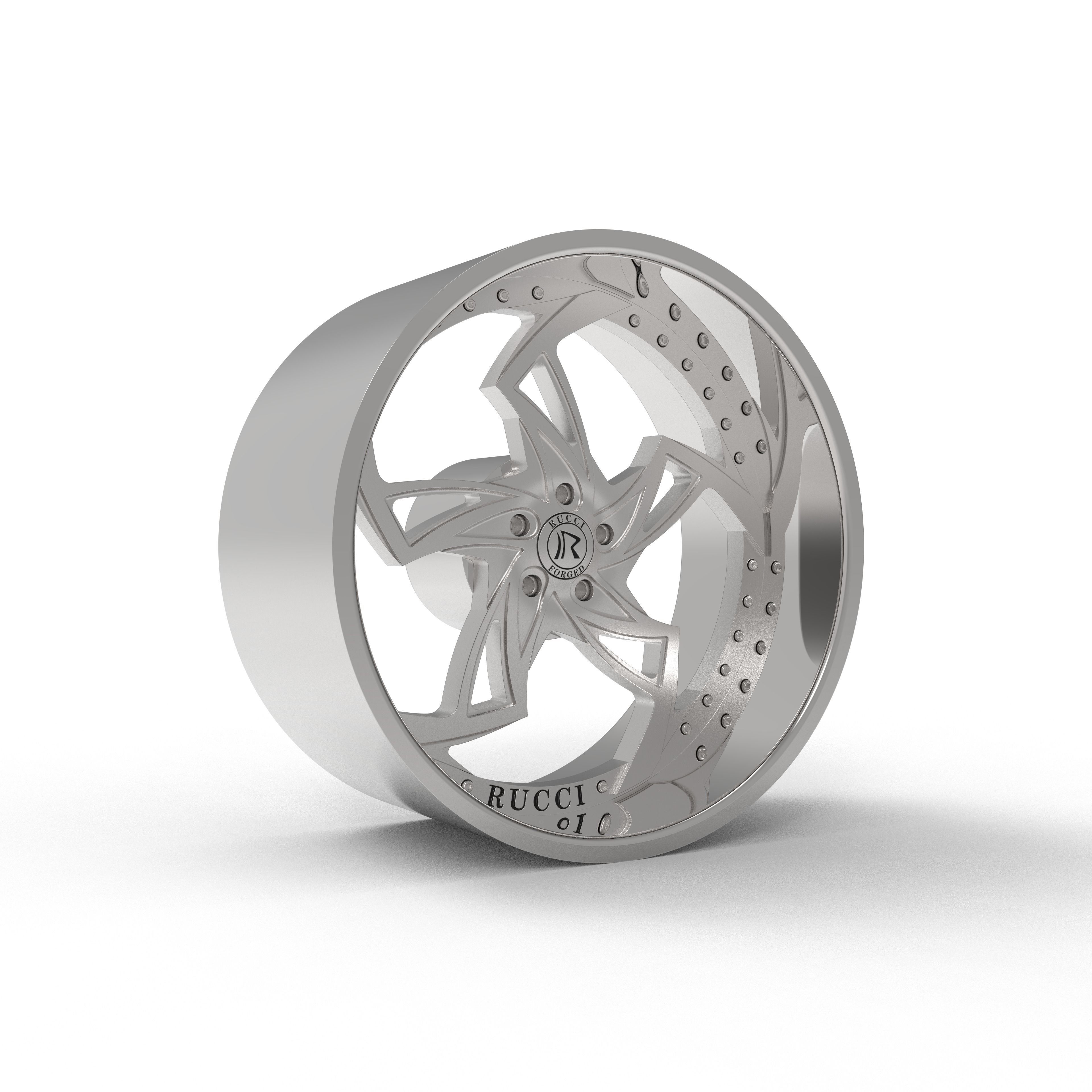 FIRE RUCCI FORGED WHEEL 3D model 3D printable | CGTrader