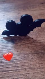 Mickey mouse Bat decor 3D model 3D printable | CGTrader