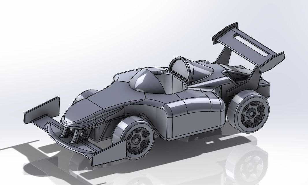 Racing car f1 3D model 3D printable | CGTrader