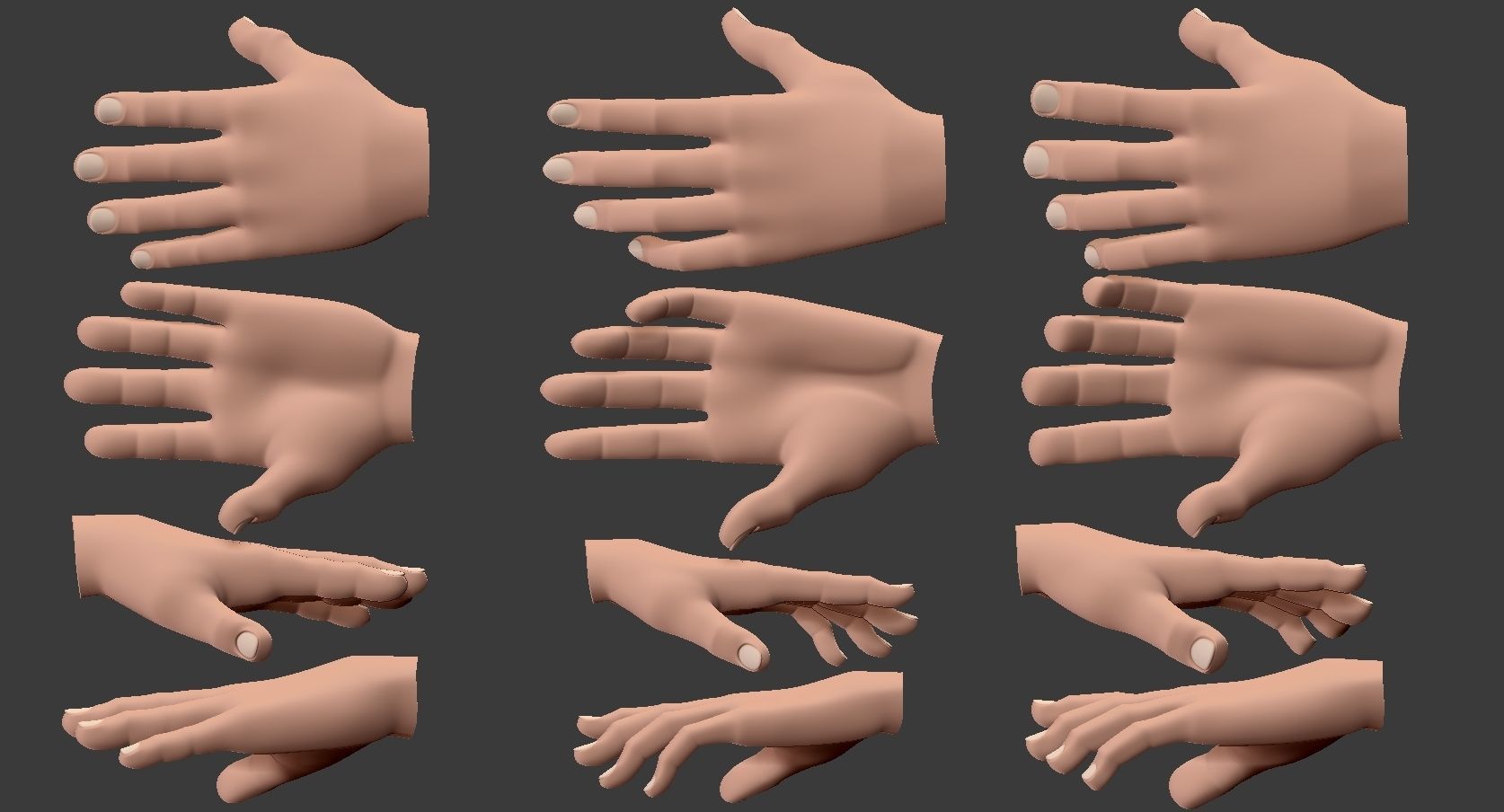 Stylized 3D Hand 3D model | CGTrader