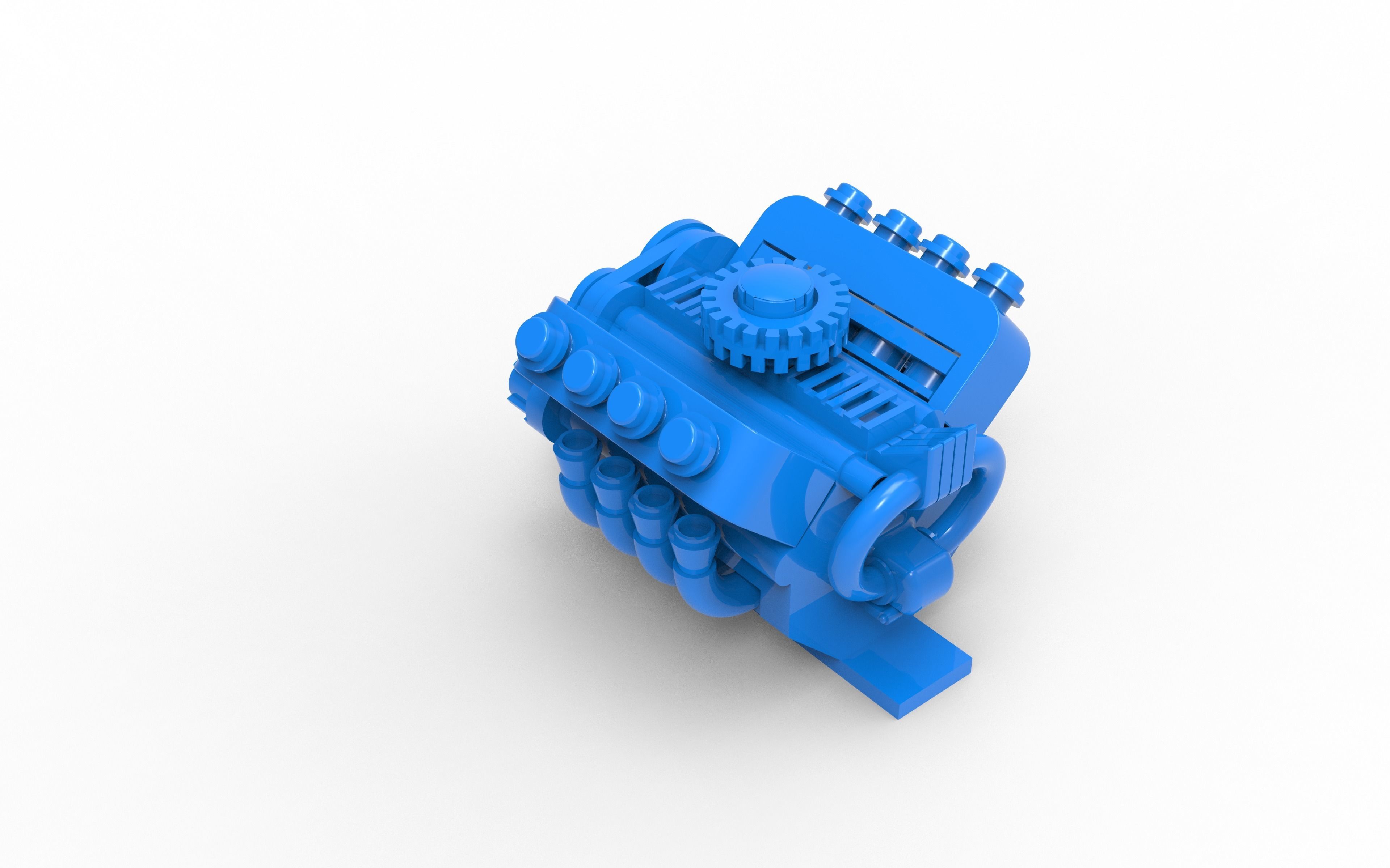 V8 TWIN ENGINE 3D model 3D printable | CGTrader