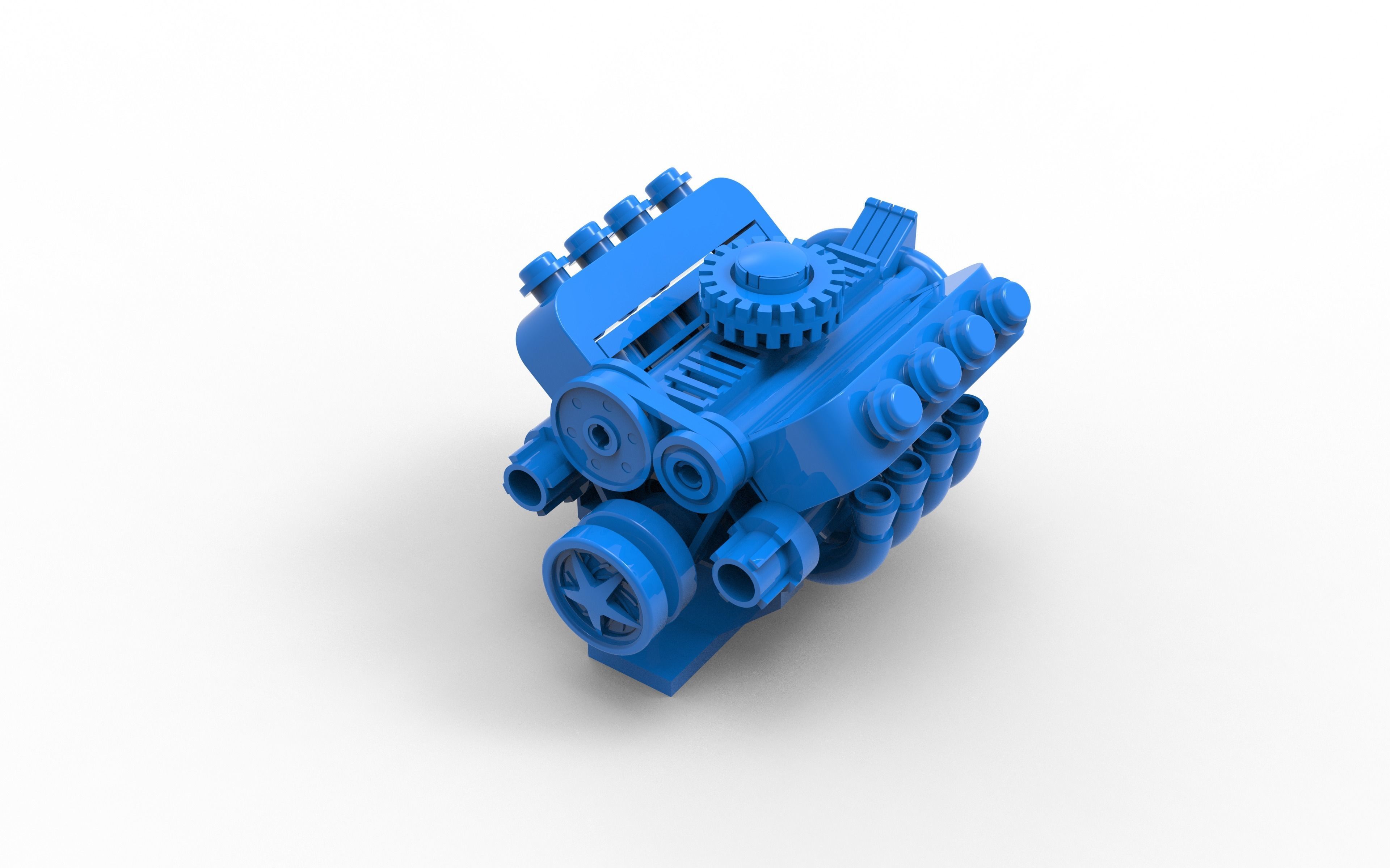 V8 TWIN ENGINE 3D model 3D printable | CGTrader