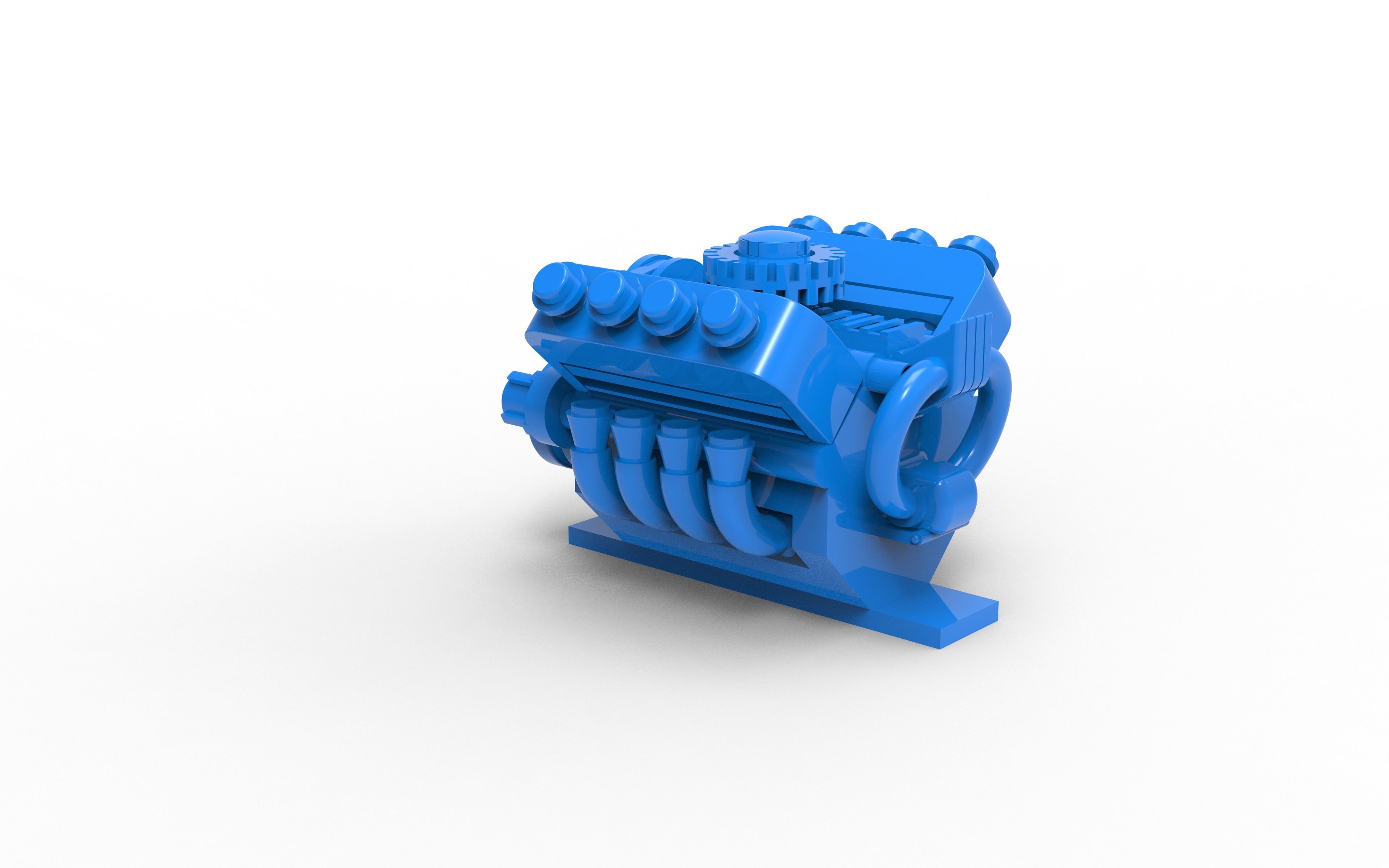 V8 TWIN ENGINE 3D model 3D printable | CGTrader