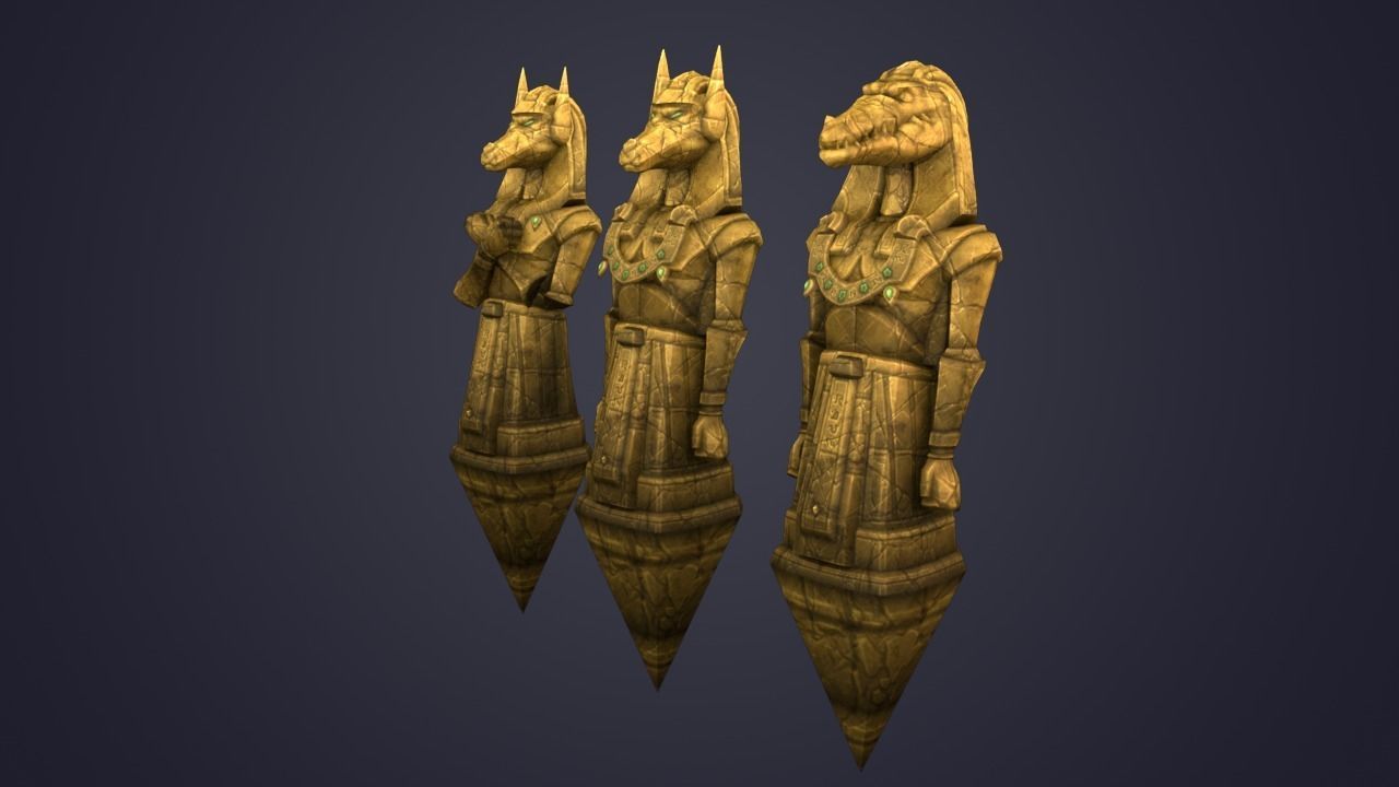 3D model Anubis VR / AR / low-poly | CGTrader