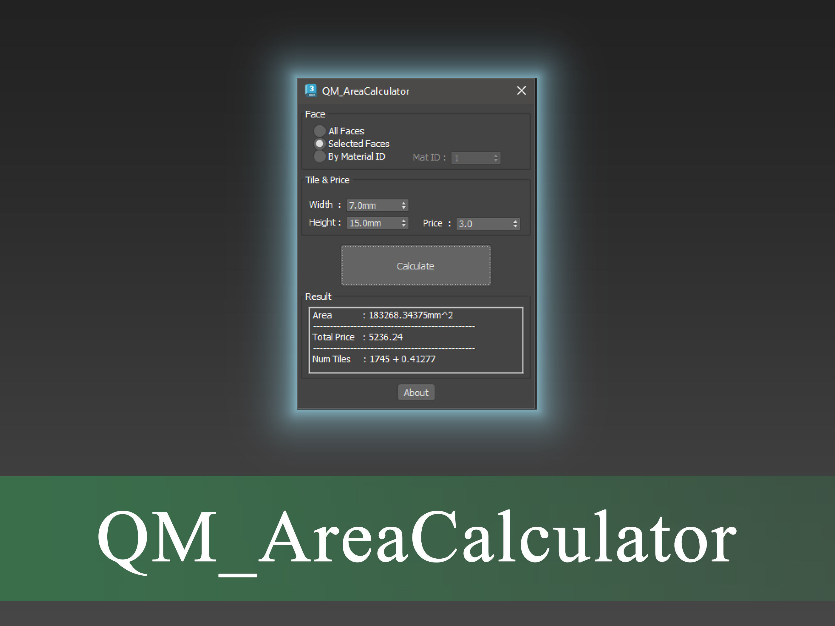 QM Area Calculator Script For Architects 3D model | CGTrader