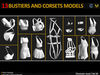 3D model 13 BUSTIERS AND CORSETS MODELS VR / AR / low-poly | CGTrader