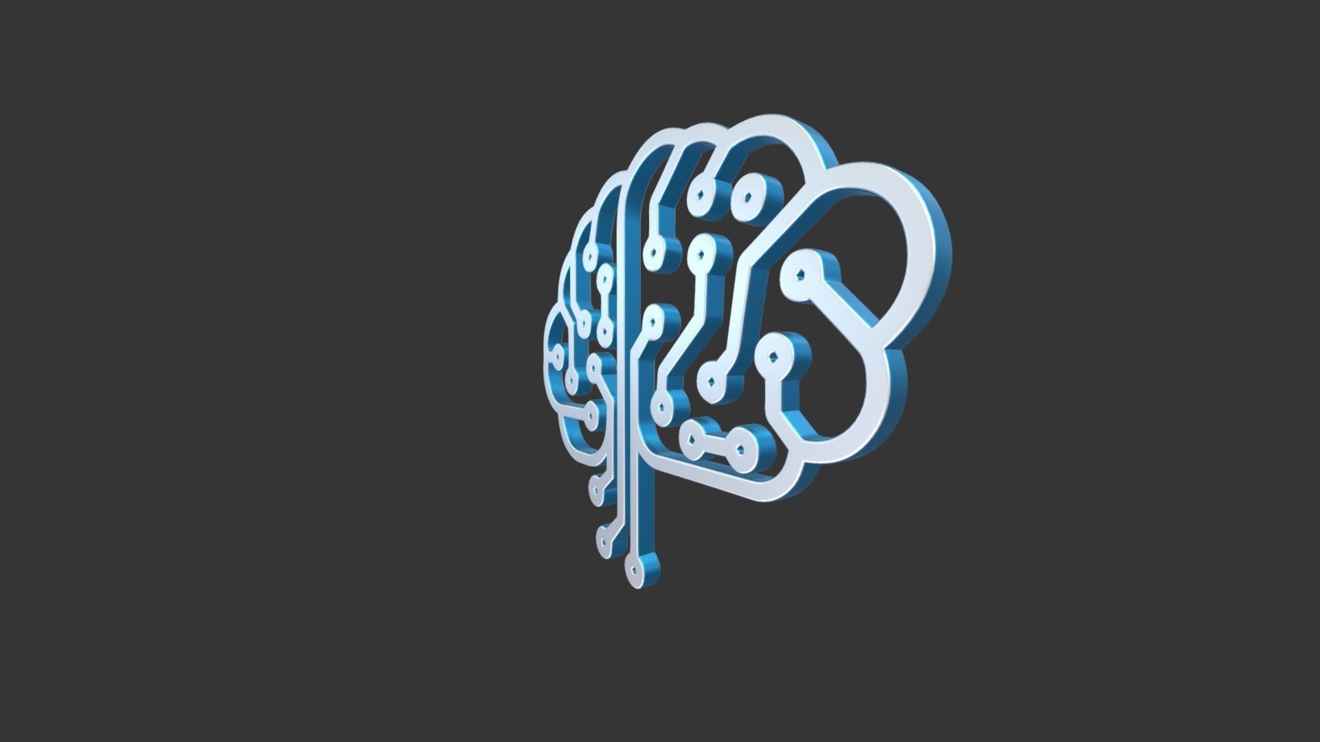 Programmer Brain 3D icon 3D model | CGTrader