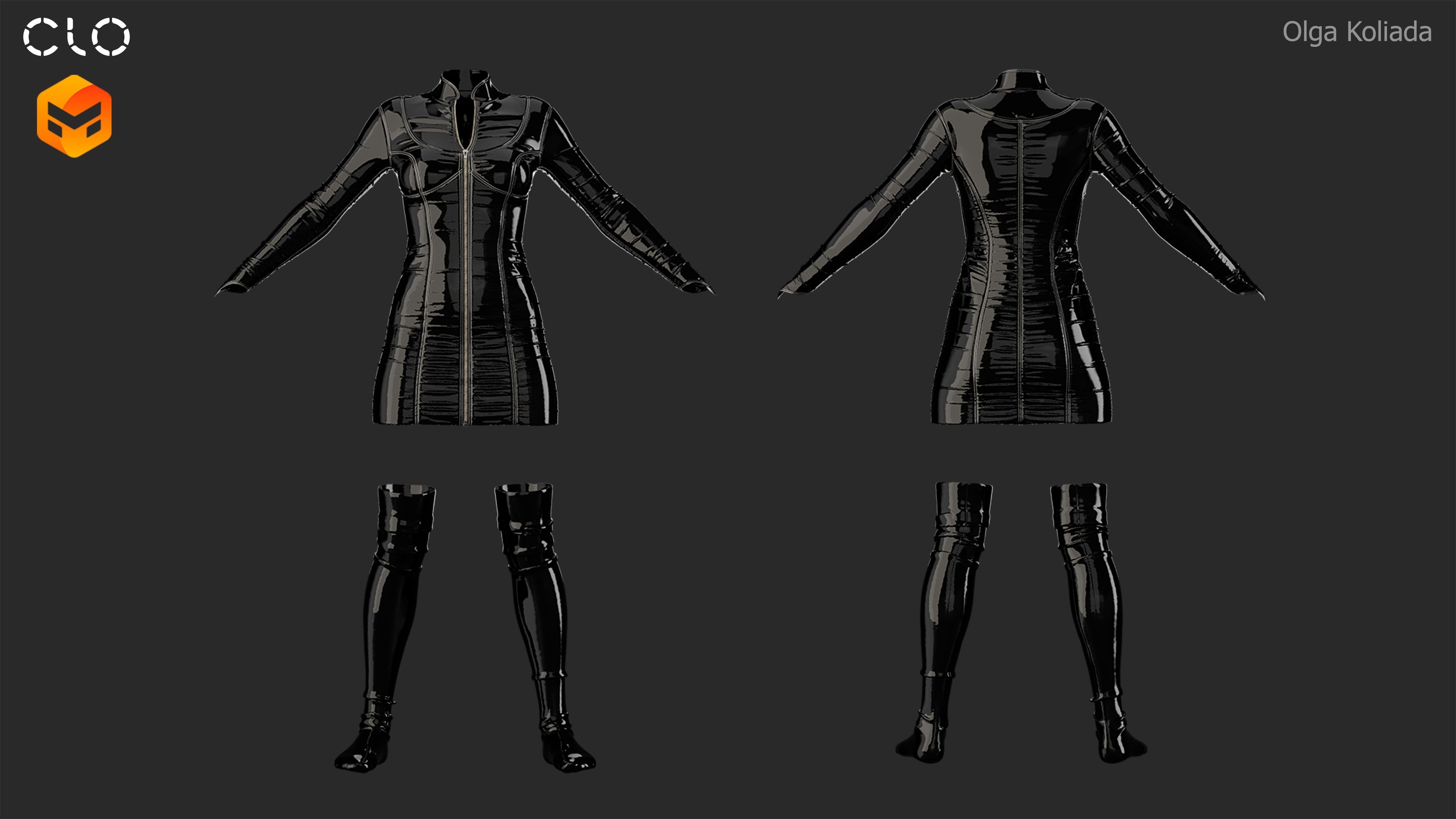 FREE Dress Marvelous Designer project free 3D model | CGTrader