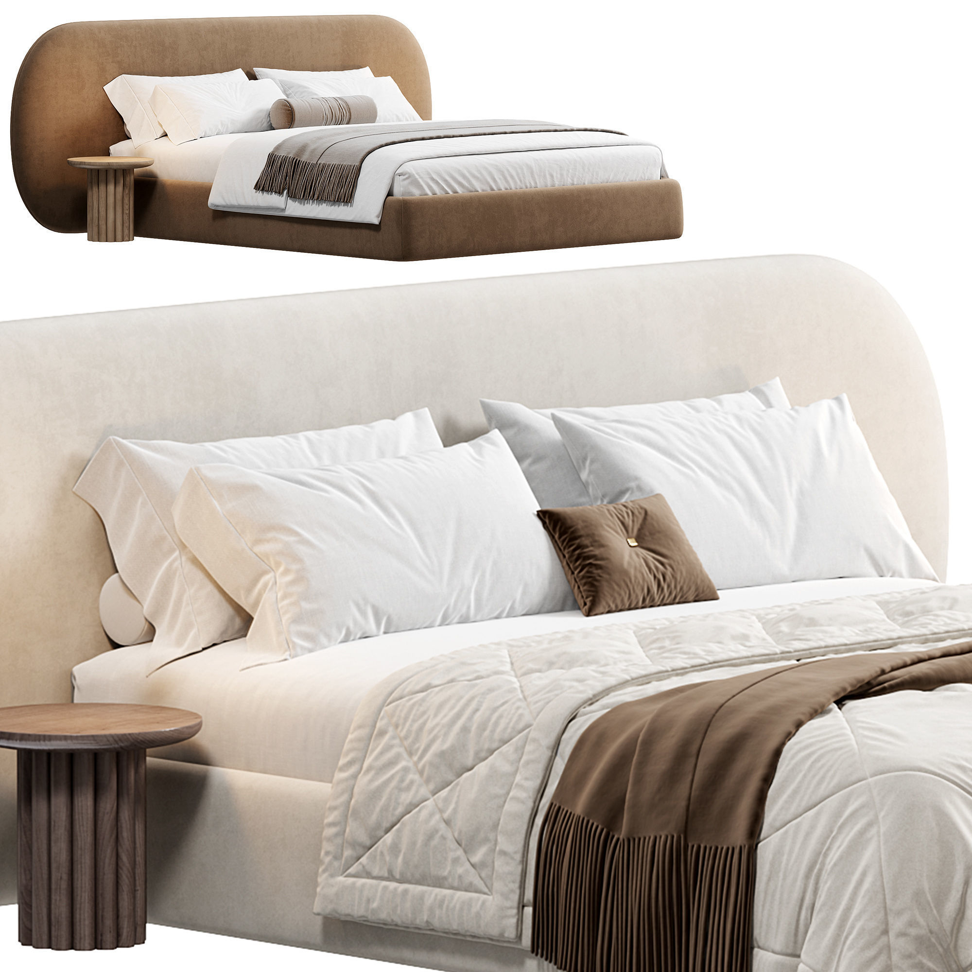 Moca Cloud bed by oneandhome 3D model | CGTrader