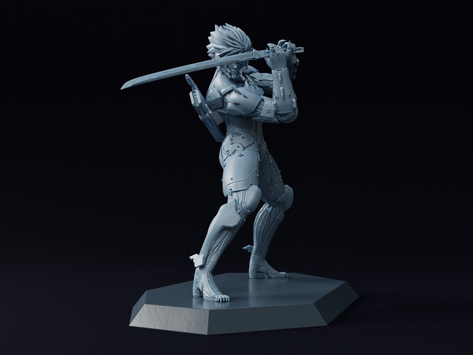 Cyberninja Raiden 3D model 3D printable | CGTrader