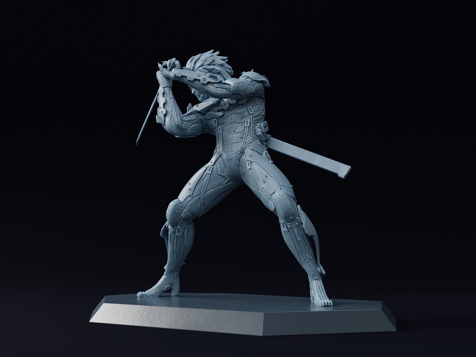 Cyberninja Raiden 3D model 3D printable | CGTrader
