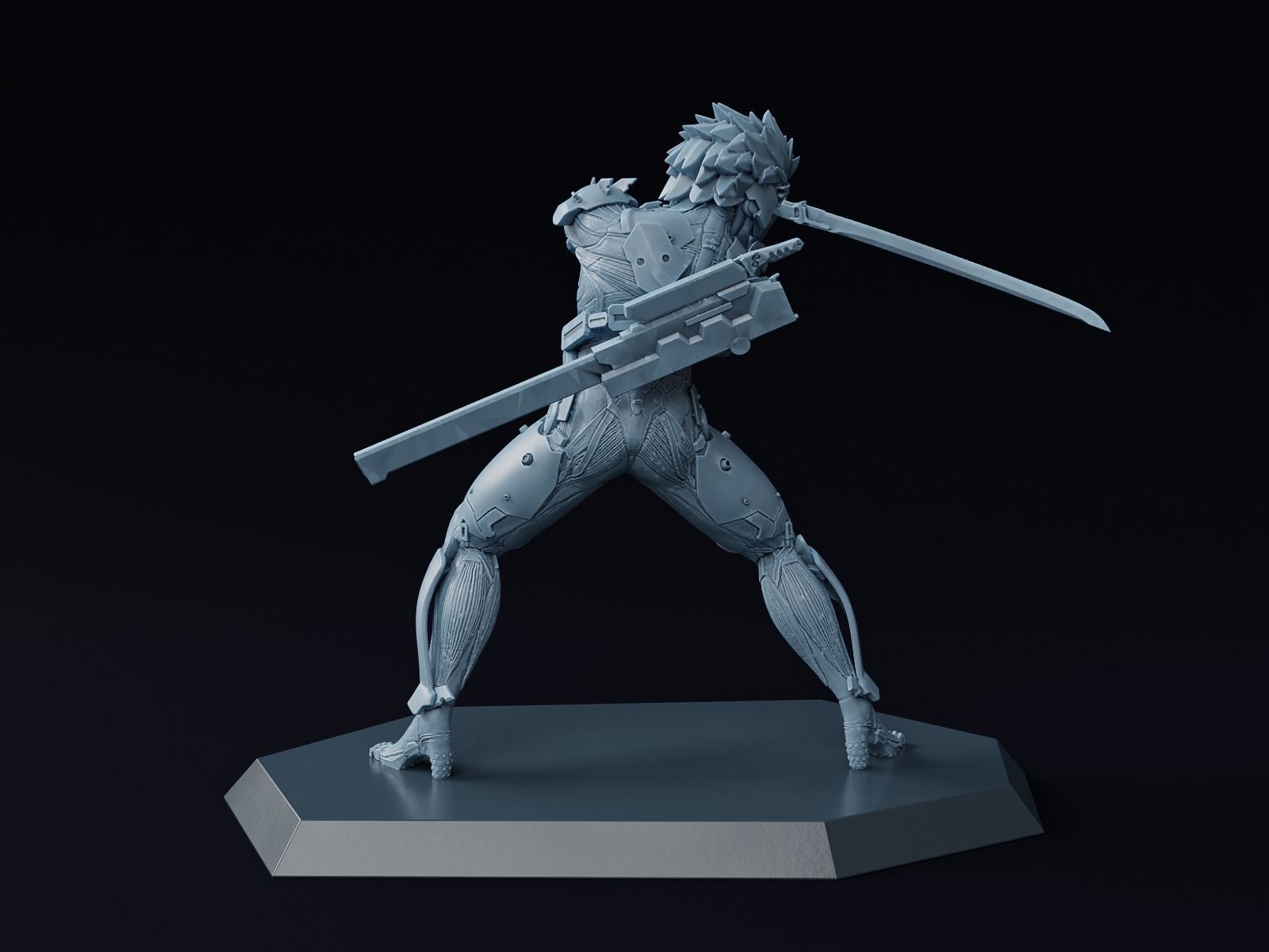 Cyberninja Raiden 3D model 3D printable | CGTrader