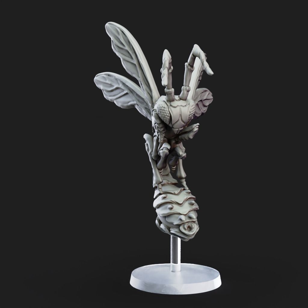 Fire Wasp - 3D Printable TTRPG - PRESUPPORTED - 32mm Scale 3D model 3D ...
