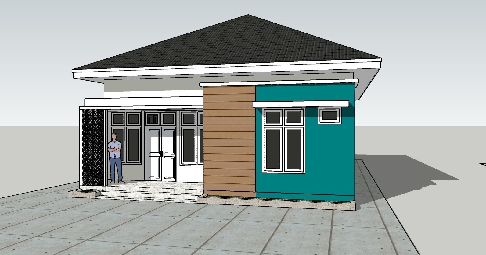 desain rumah minimalis 3D model | CGTrader