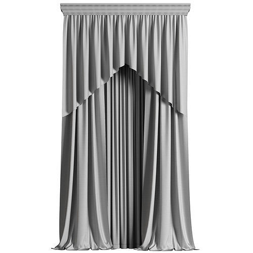 Curtain 019 3D model | CGTrader