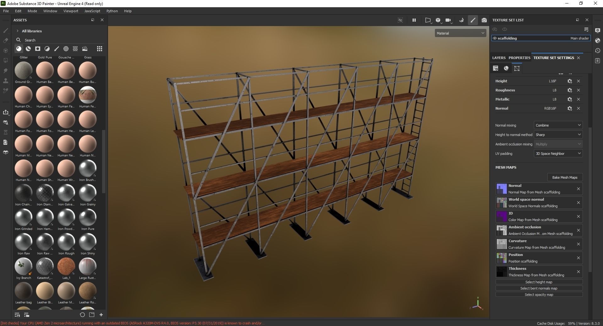 3D model Scaffolding 3D Model VR / AR / low-poly | CGTrader