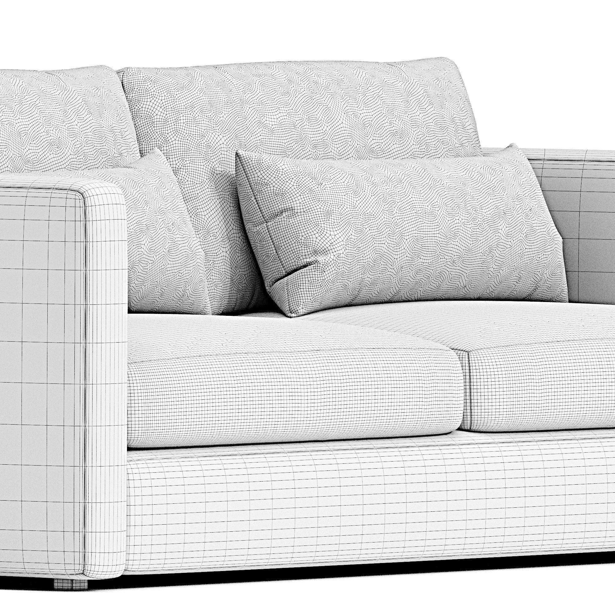 Haywood Sofa 3D model | CGTrader