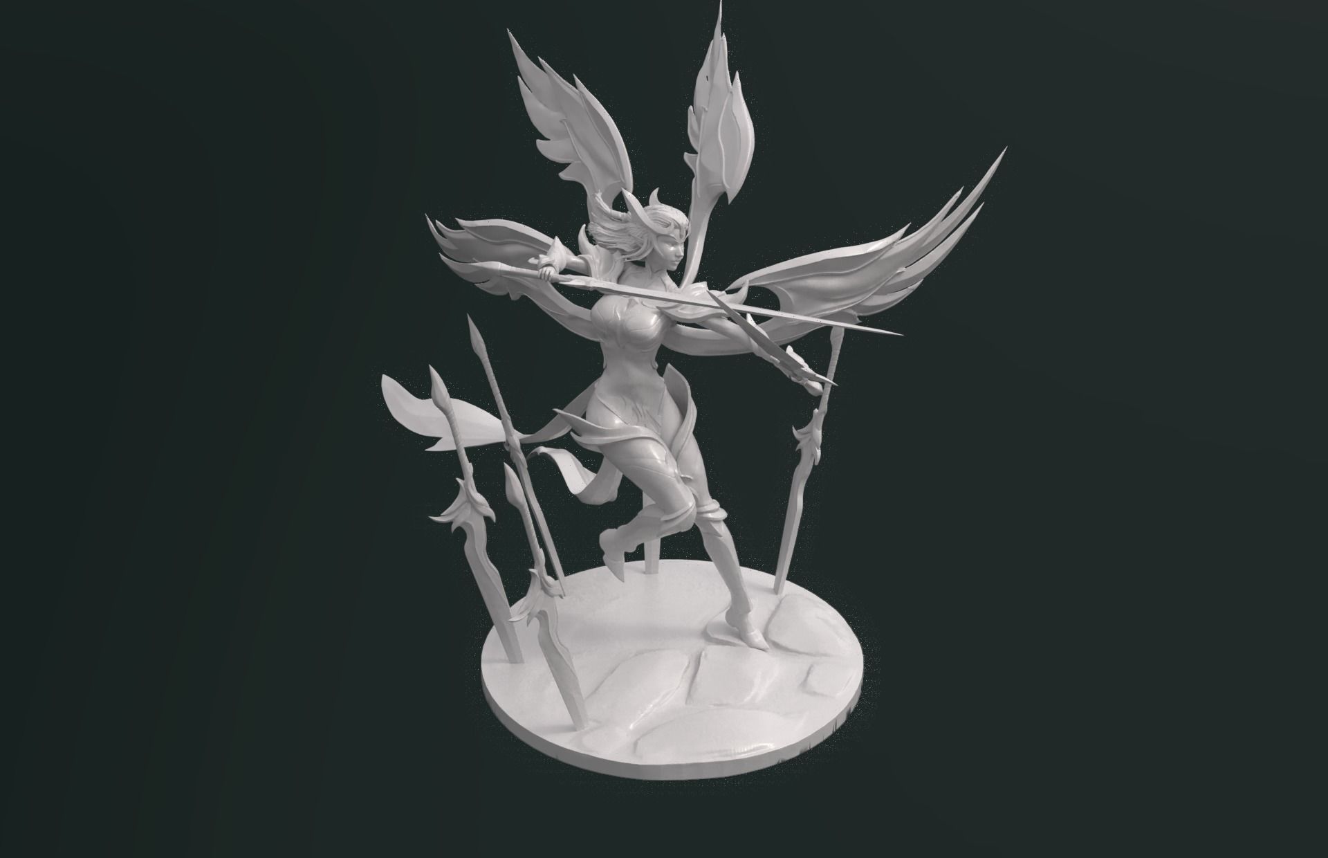 Viridian Kayle - 3D Print model - Fanart 3D model 3D printable | CGTrader