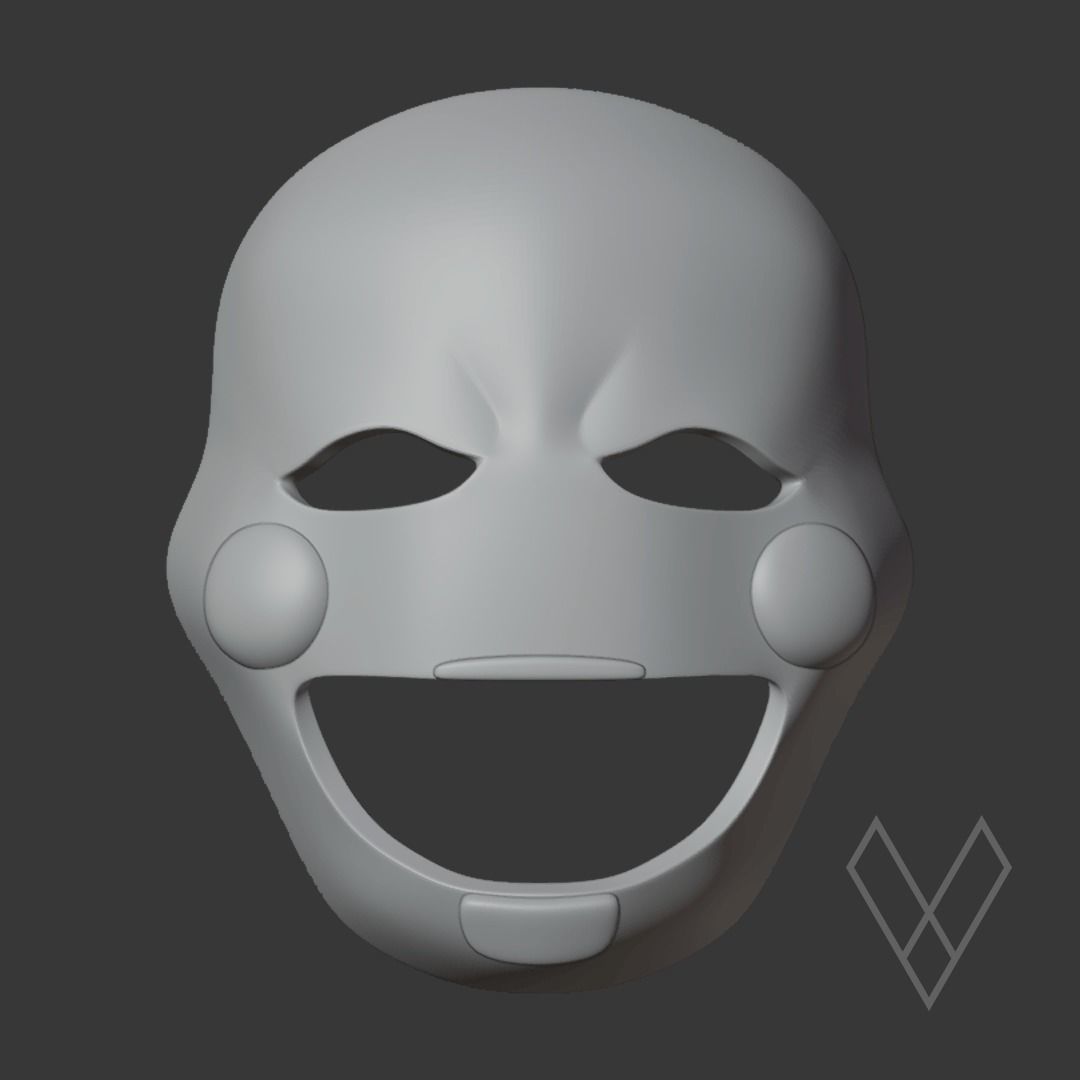 Puppet FNAF Mask 3D model 3D printable | CGTrader