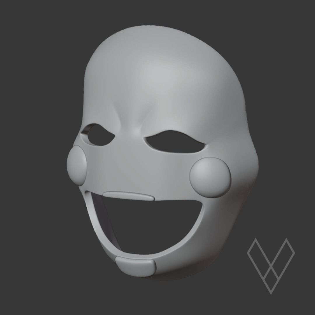 Puppet FNAF Mask 3D model 3D printable | CGTrader
