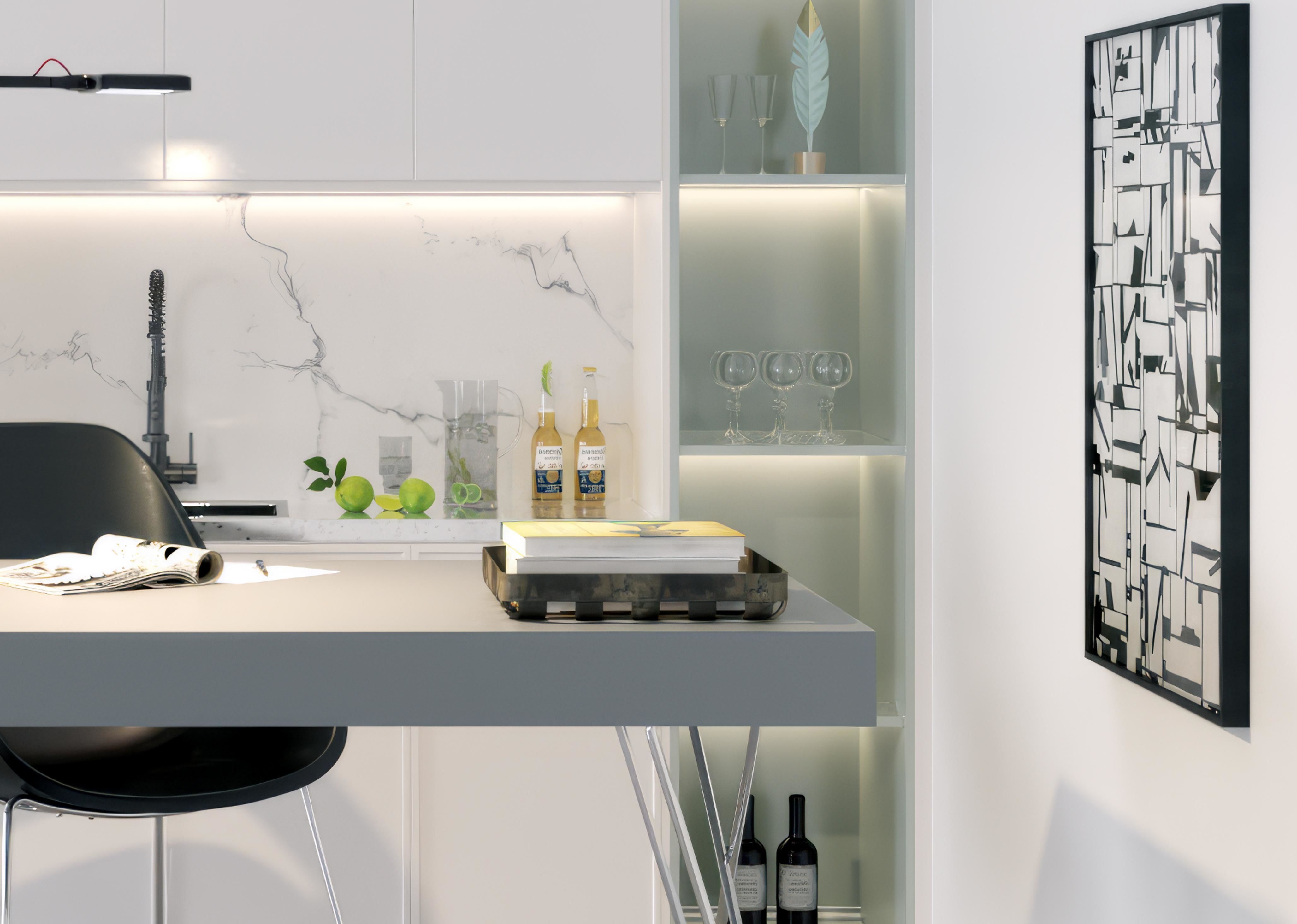 Modern Tables chairs monomer decoration 3D model | CGTrader