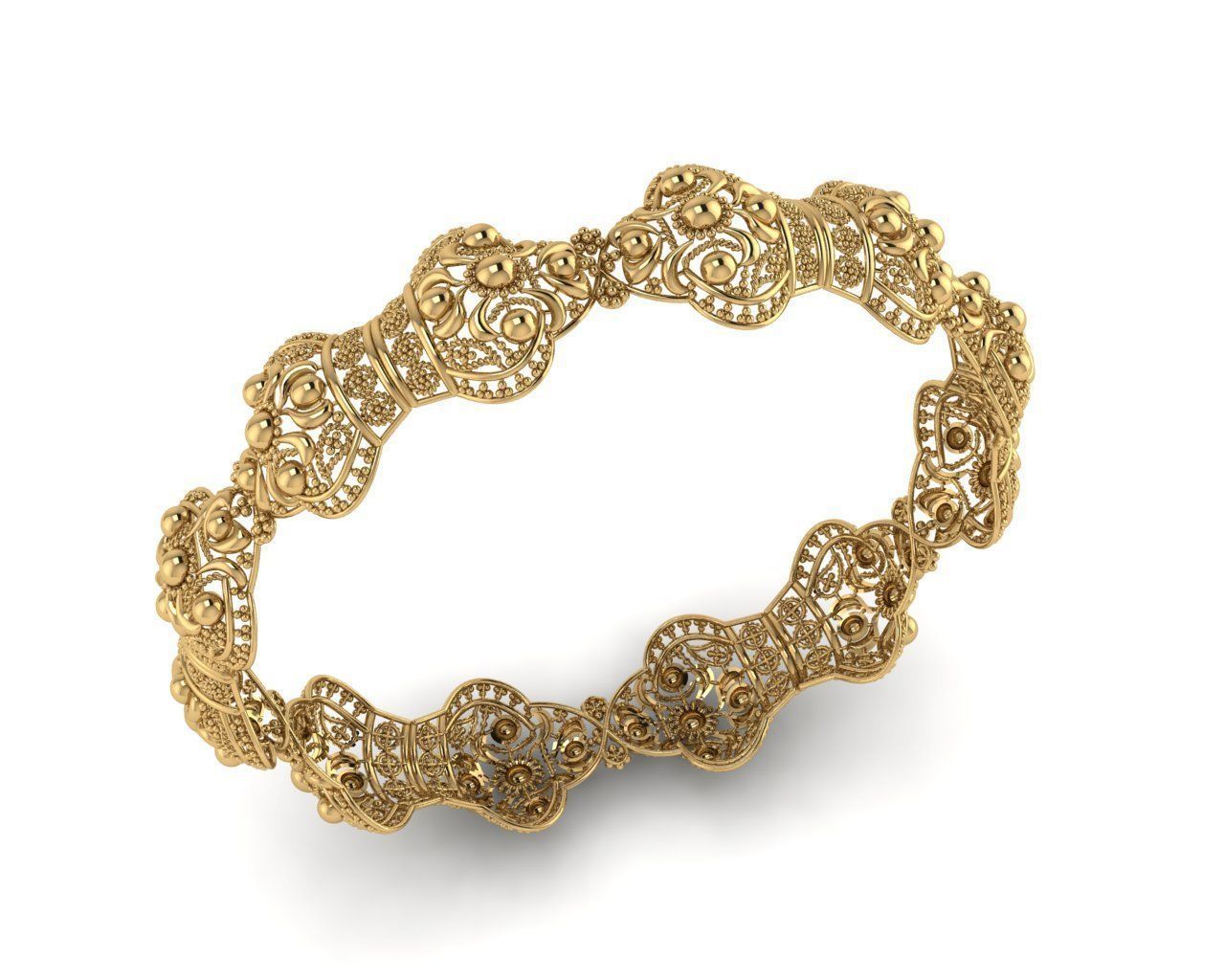 Bracelet 3D model 3D printable | CGTrader