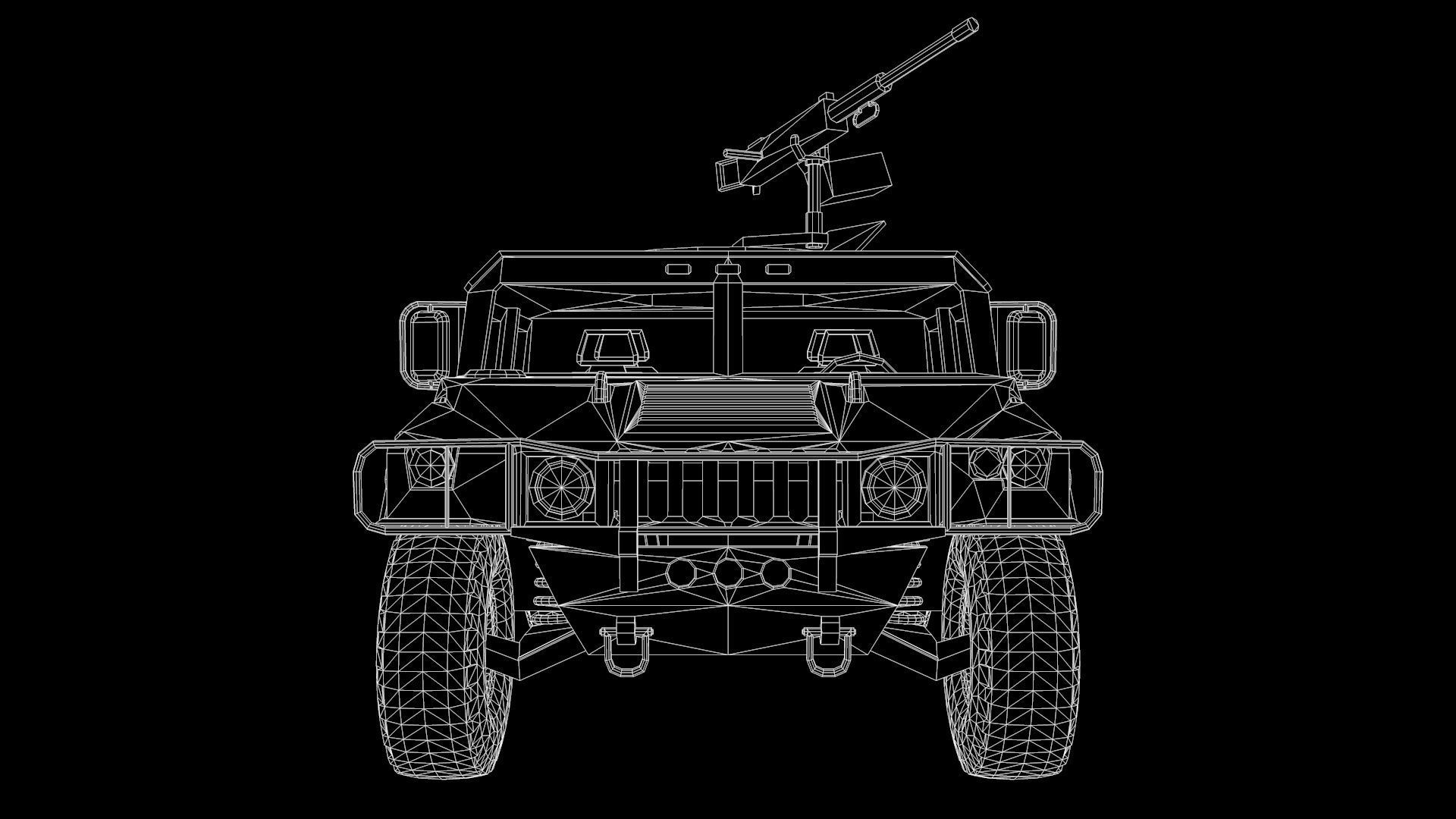 Hummer h1m1025 free 3D model | CGTrader