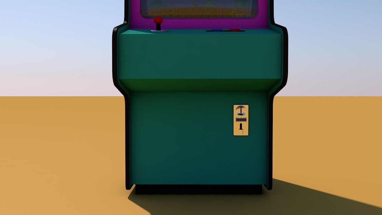 slot machine free 3D model | CGTrader