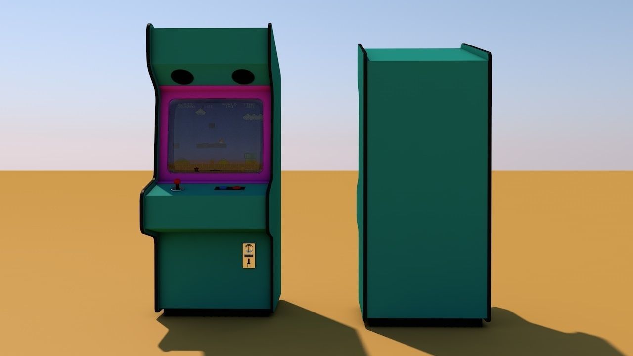 slot machine free 3D model | CGTrader