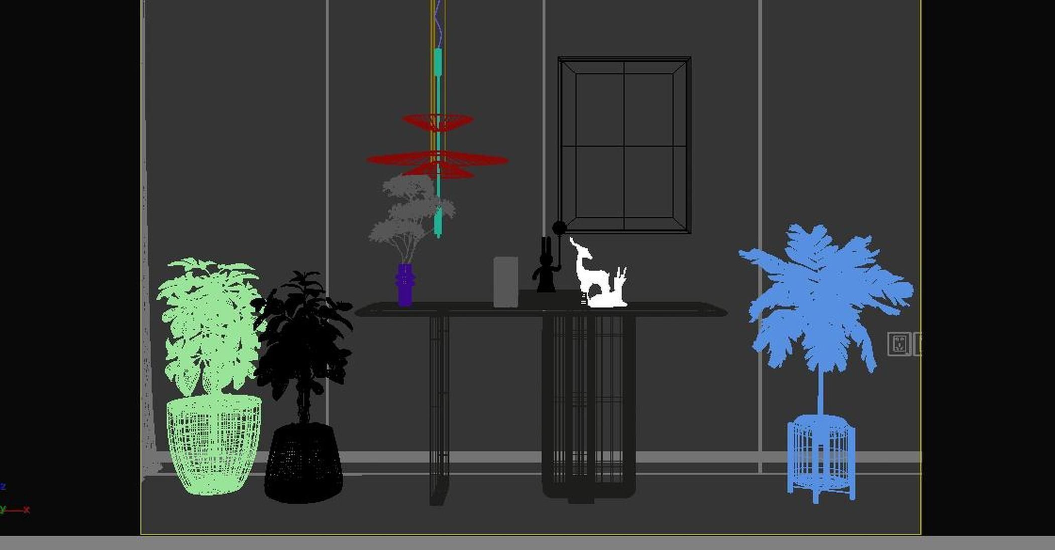 Modern View End Scheme 3D model | CGTrader