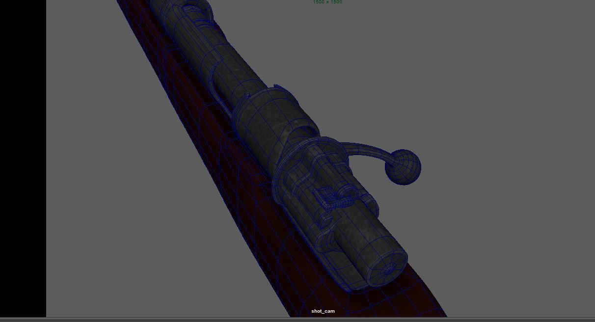 3D model Mauser Gewehr 98 Bolt Action Rifle LowPoly Firearm 3D Model VR ...