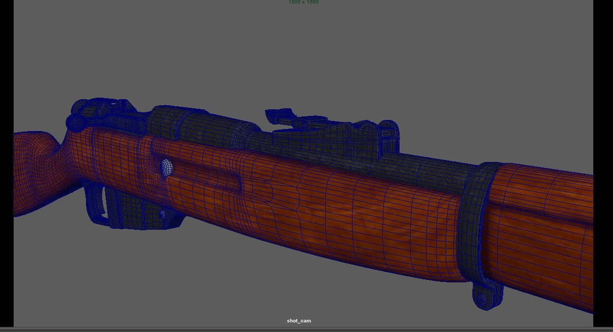 3D model Mosin Nagant Bolt Action Rifle LowPoly Firearm 3D Model VR ...