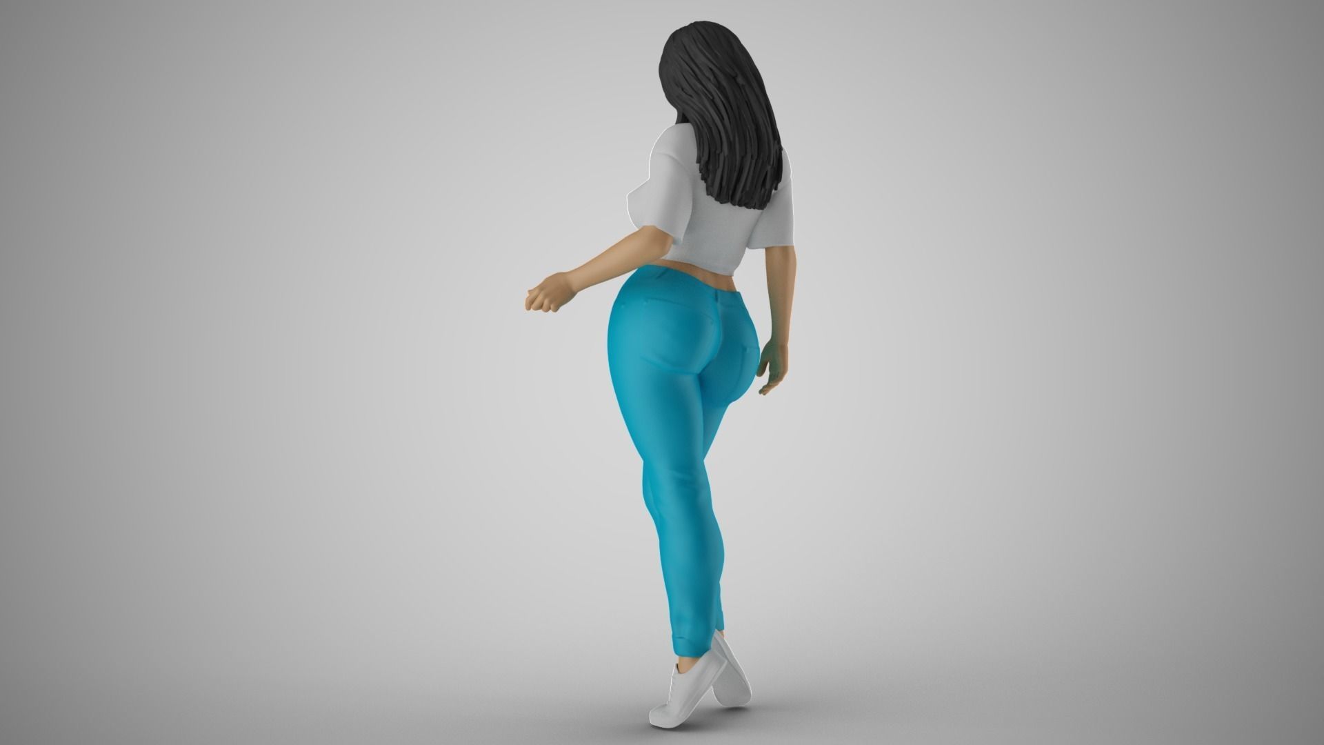 Teasing Girl 3d Model 3d Printable Cgtrader
