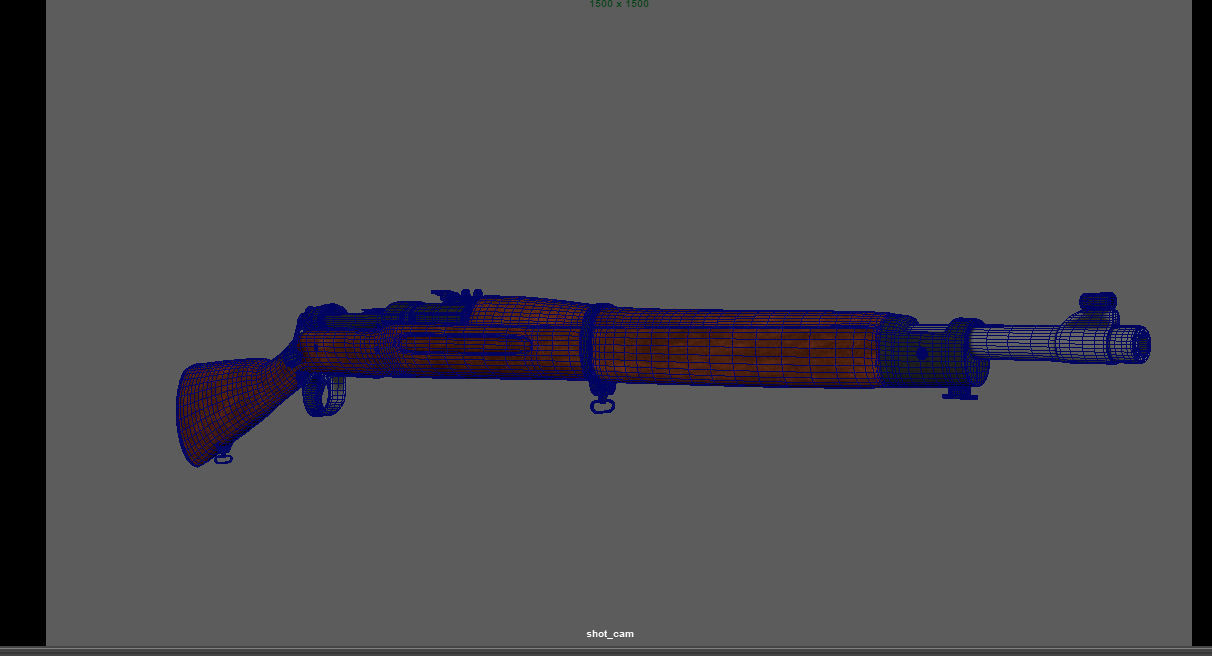 3D model Springfield M 1903 Bolt Action Rifle LowPoly Firearm 3D Model ...
