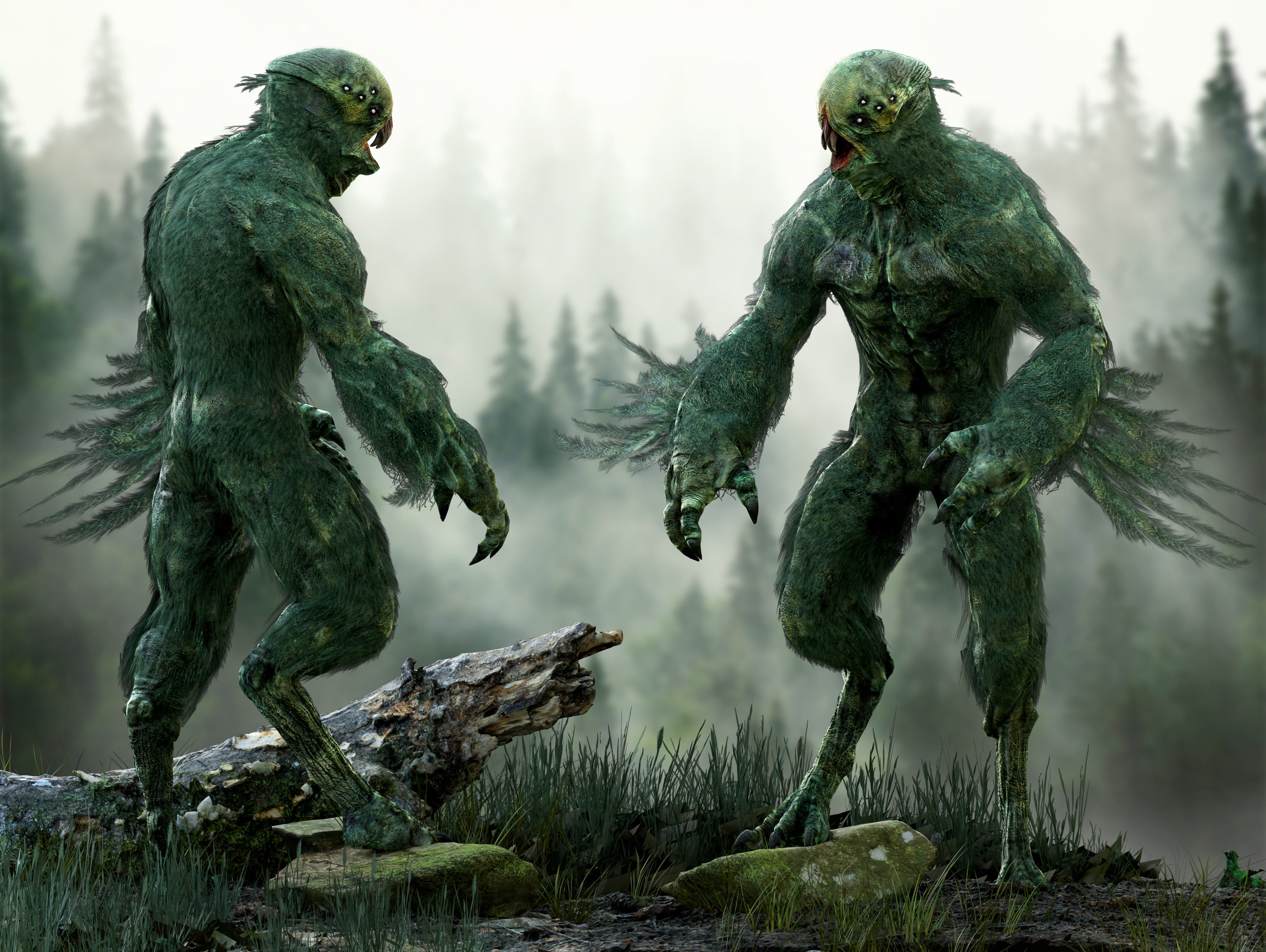 3D model Forest Beast VR / AR / low-poly | CGTrader