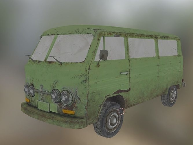 3D model old bus VR / AR / low-poly | CGTrader