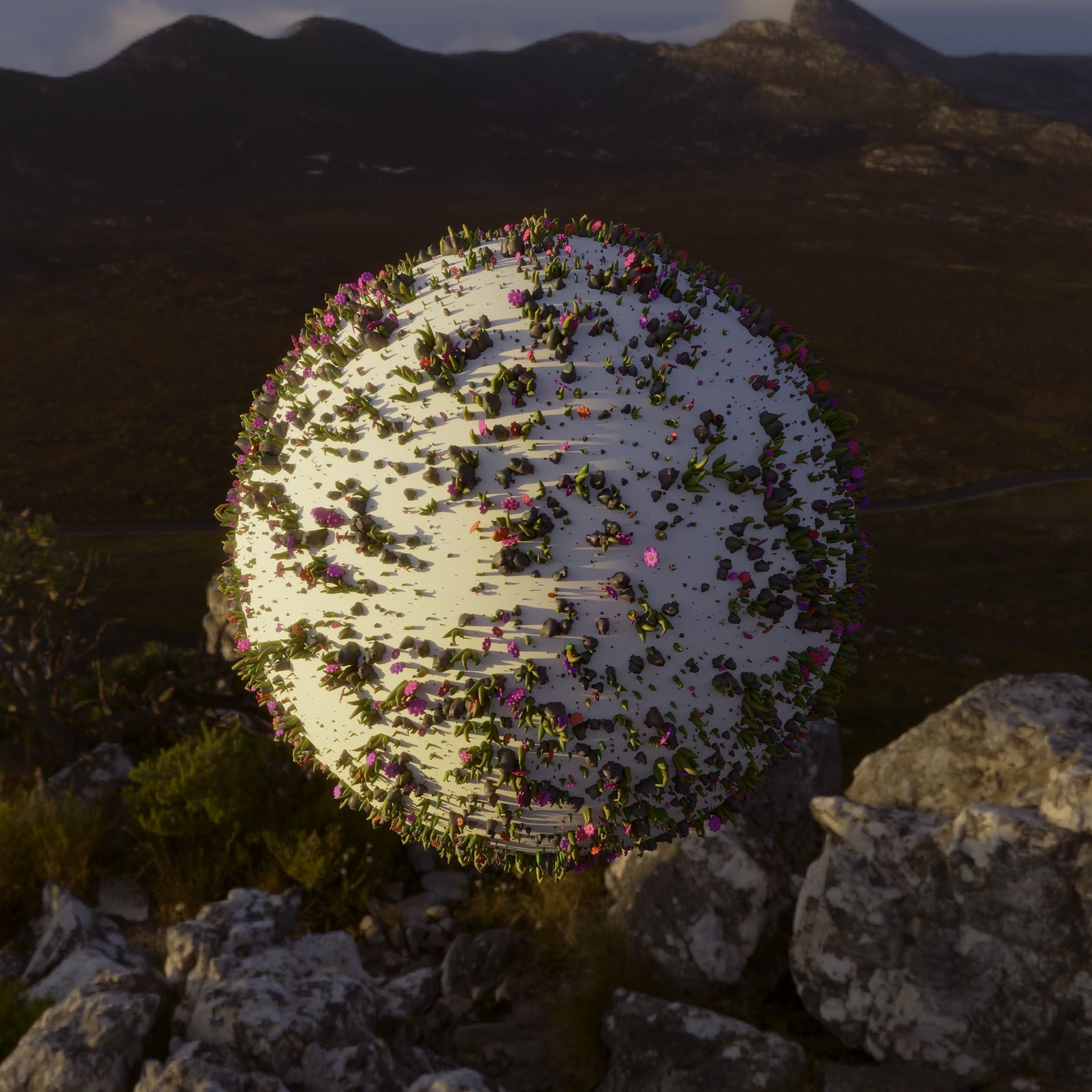 3D model Low poly grass elements VR / AR / low-poly | CGTrader