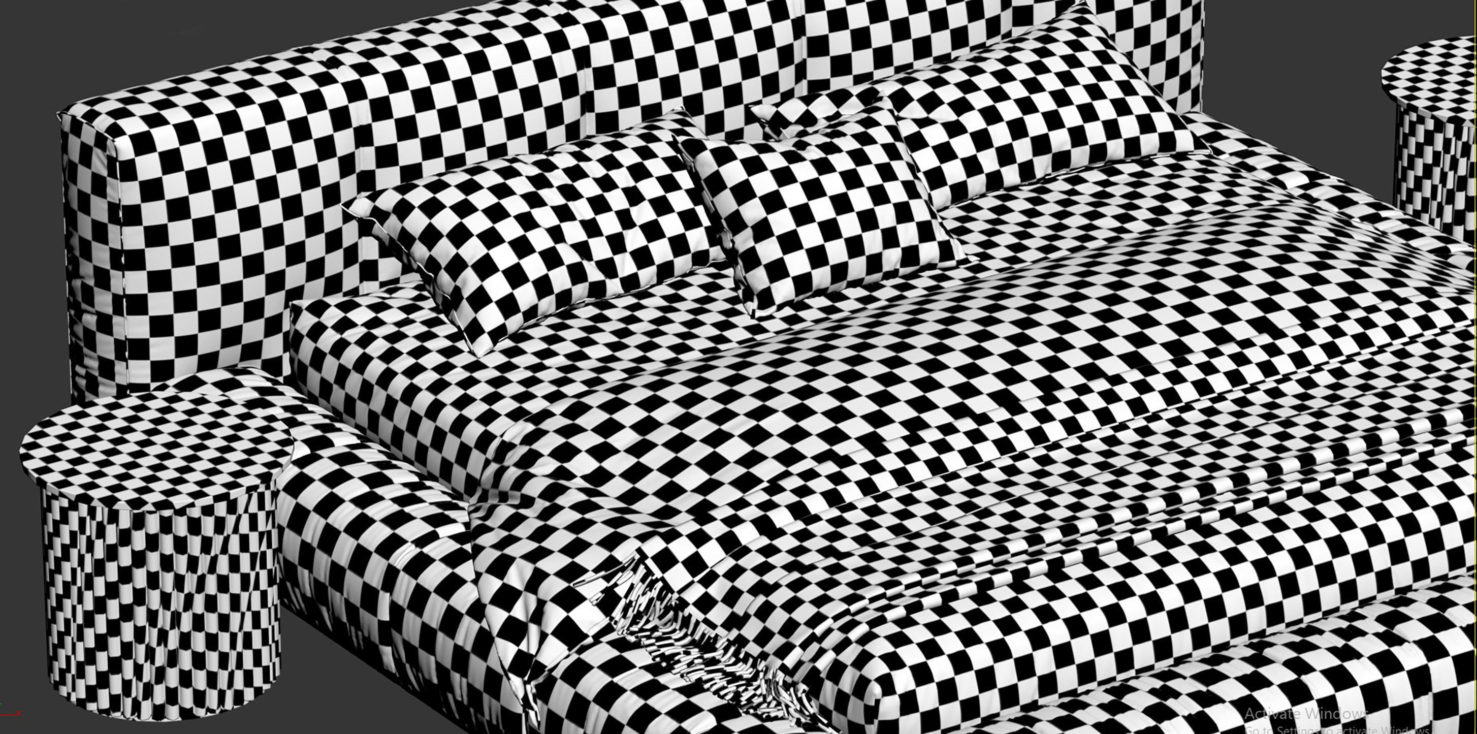 Letto Pixel Box Large Bed 3D model | CGTrader