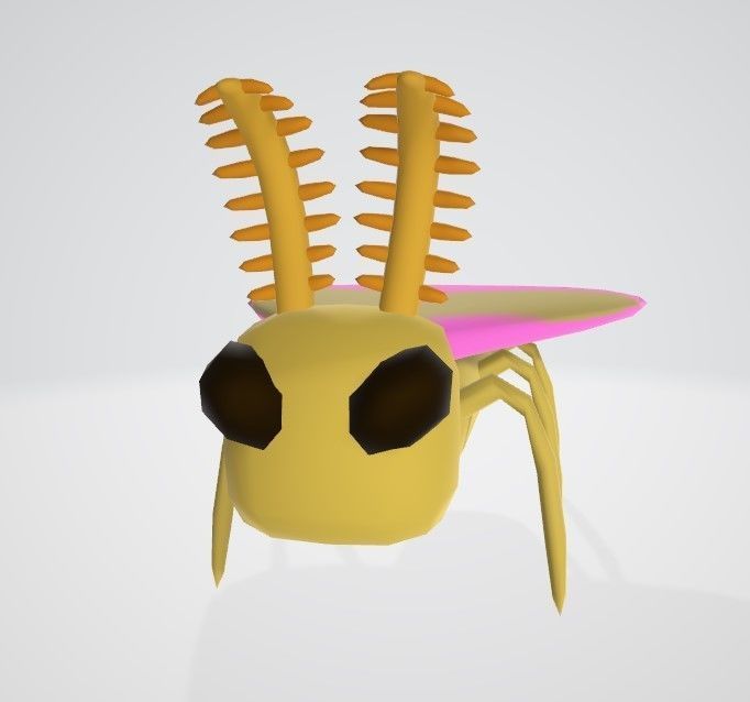 3D model Rosy Maple Moth VR / AR / low-poly | CGTrader