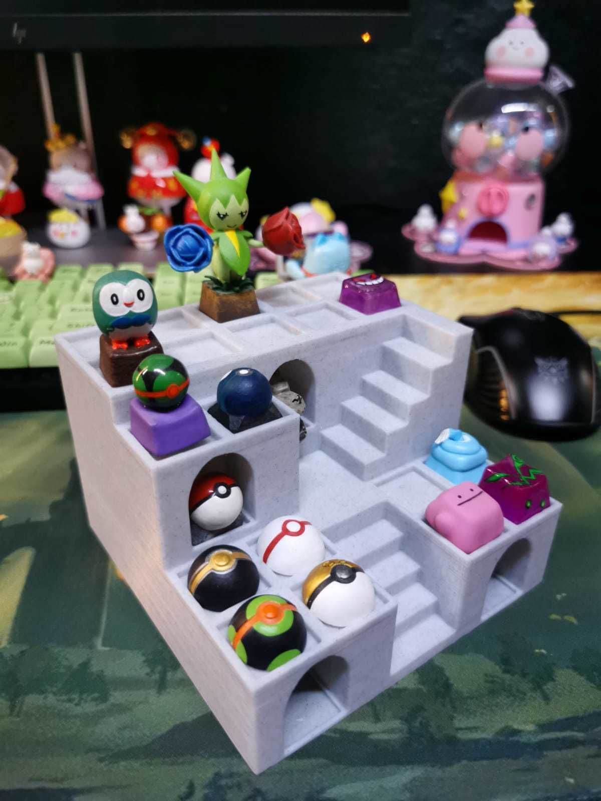 Keycap holder strais Porta keycap con escaleras 3D model 3D printable ...