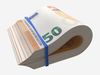 Euro banknotes folded and tied 01 3D model | CGTrader