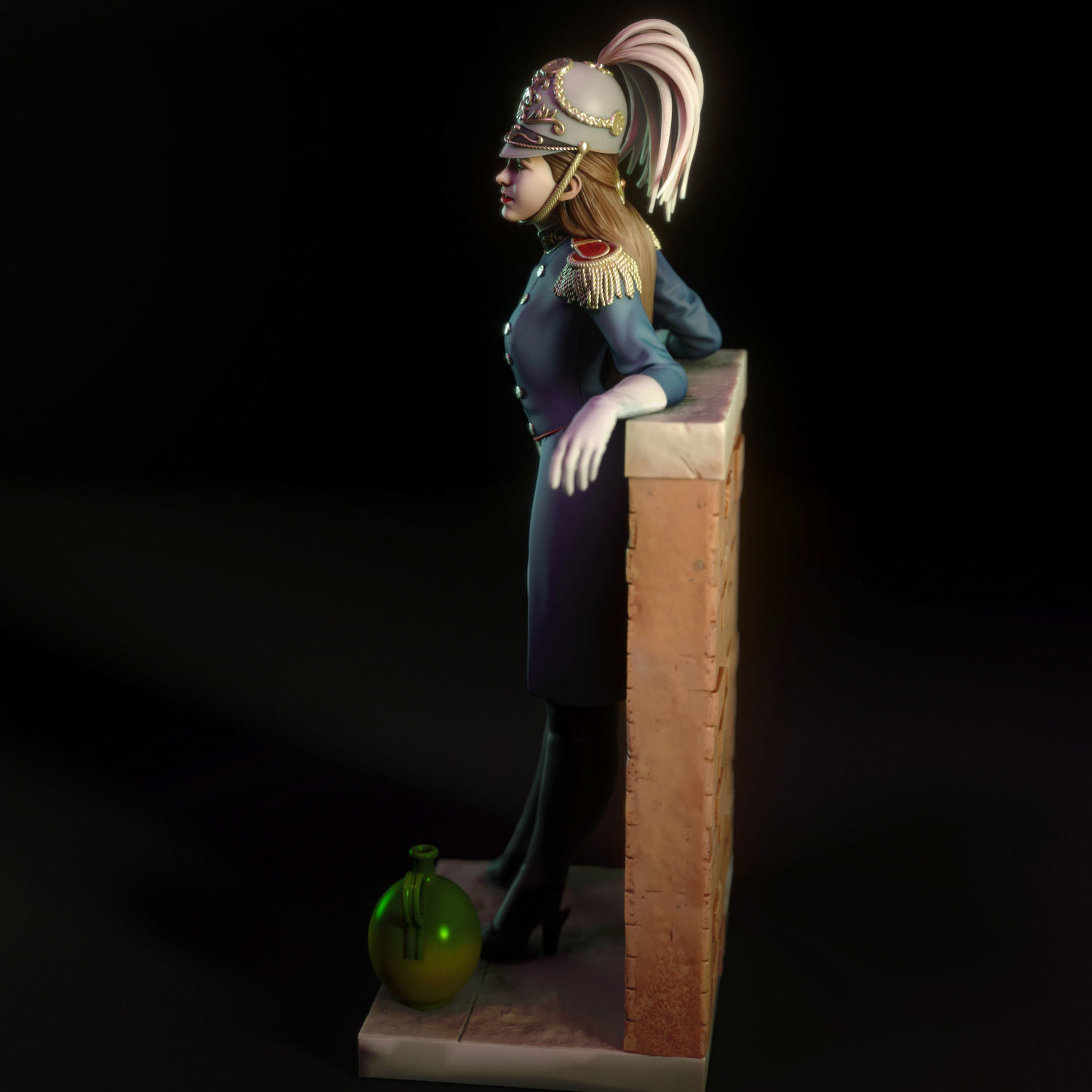 Soldier Elis 3D model 3D printable | CGTrader