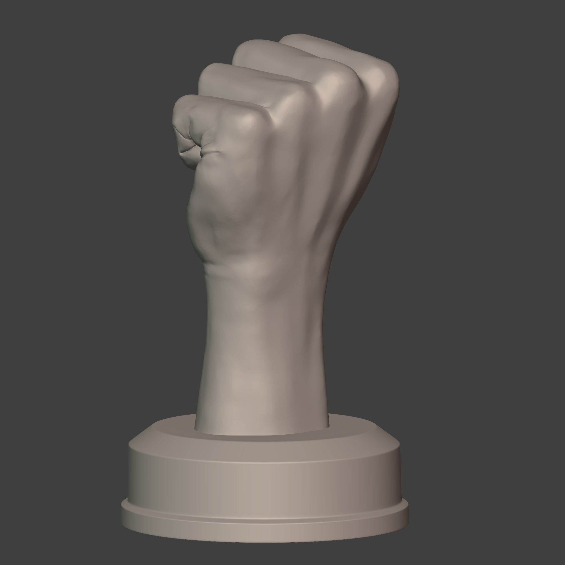 Fist Figurine -- Ready for 3D Printing 3D model 3D printable | CGTrader