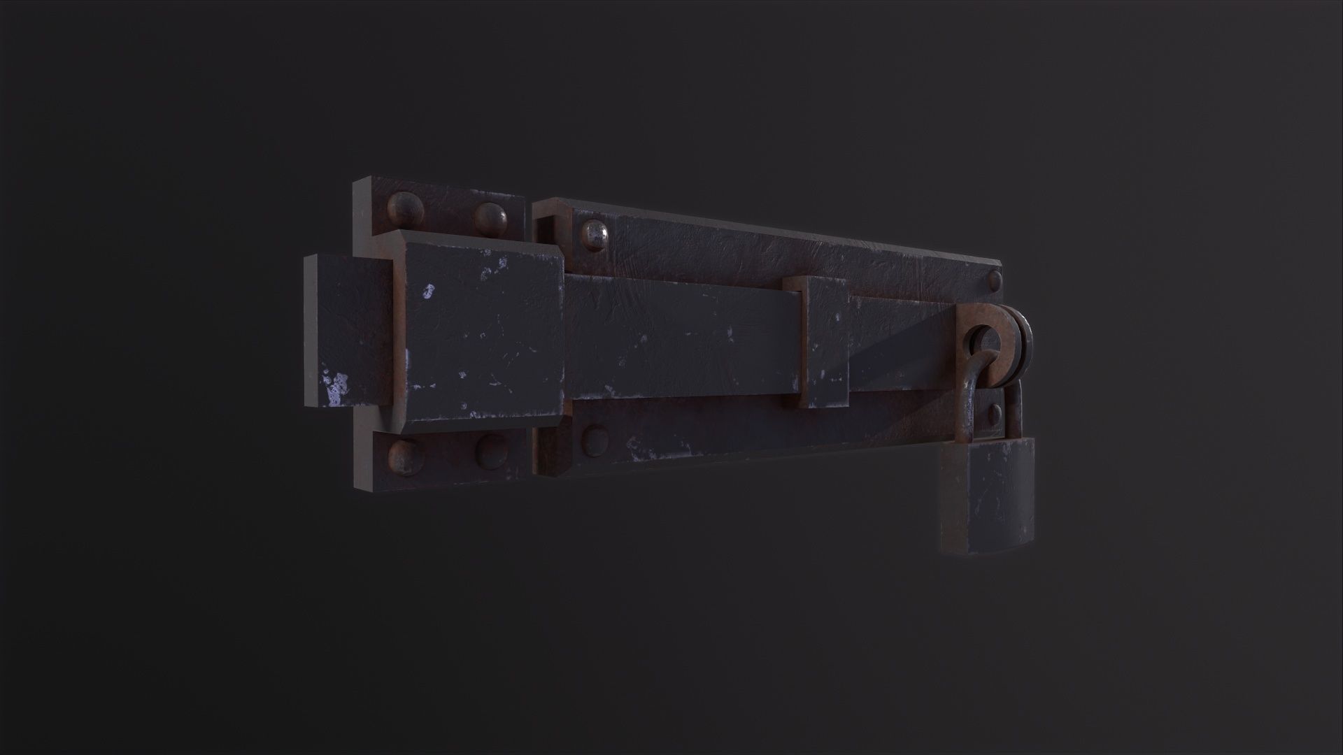 3D model Metal Door Lock 3D Model VR / AR / low-poly | CGTrader