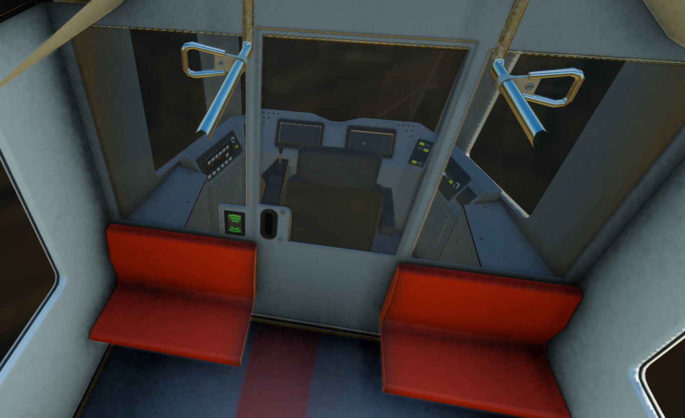 3D model Siemmens S200 Calgary light rail train VR / AR / low-poly ...