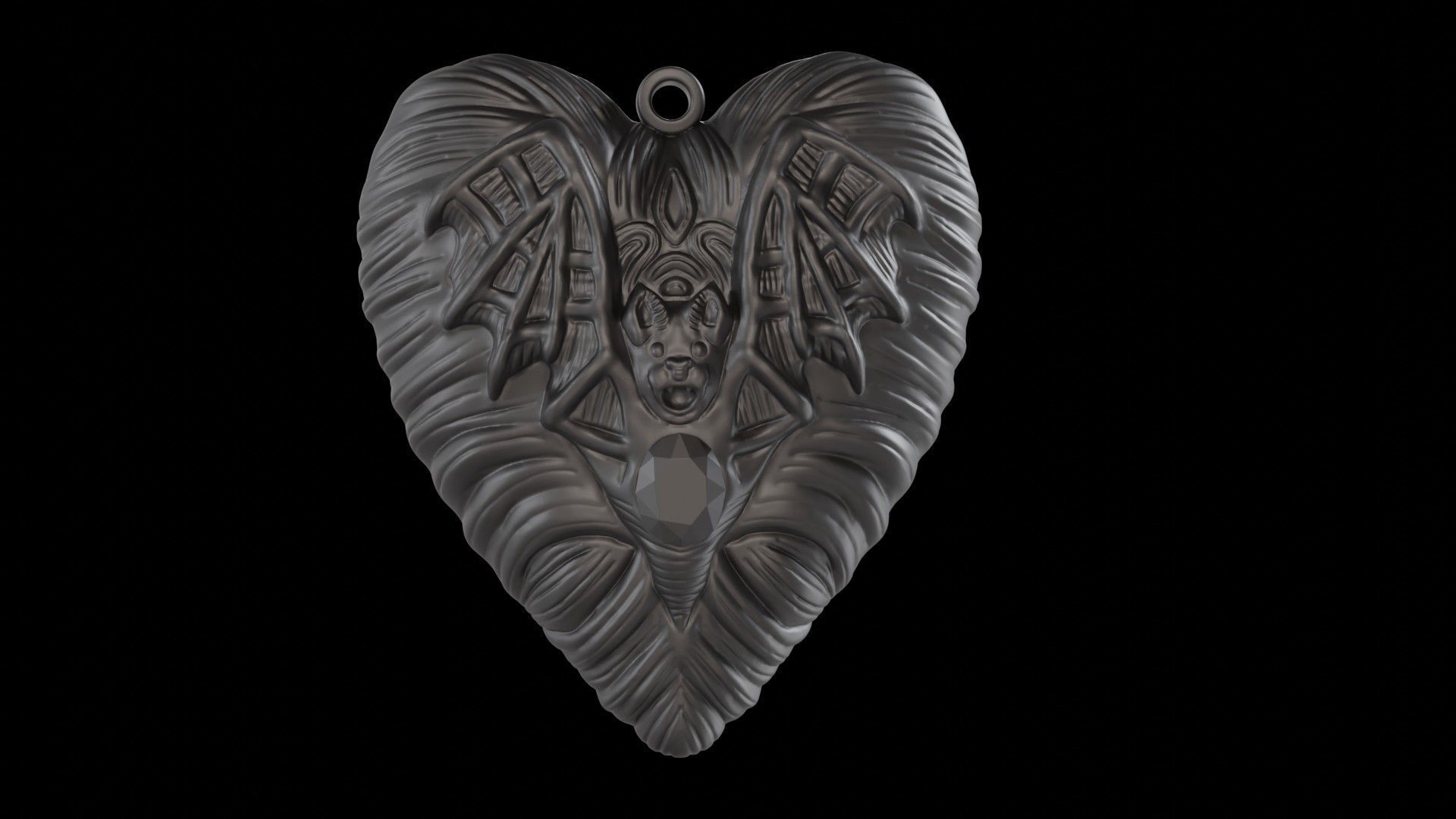 vampire heart 3D model 3D printable | CGTrader