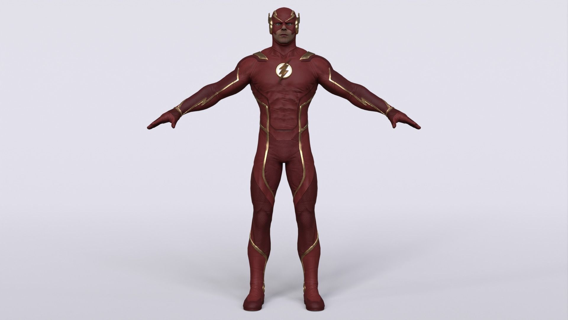The Flash Rigged 3D Asset - Injustice 3D model rigged | CGTrader